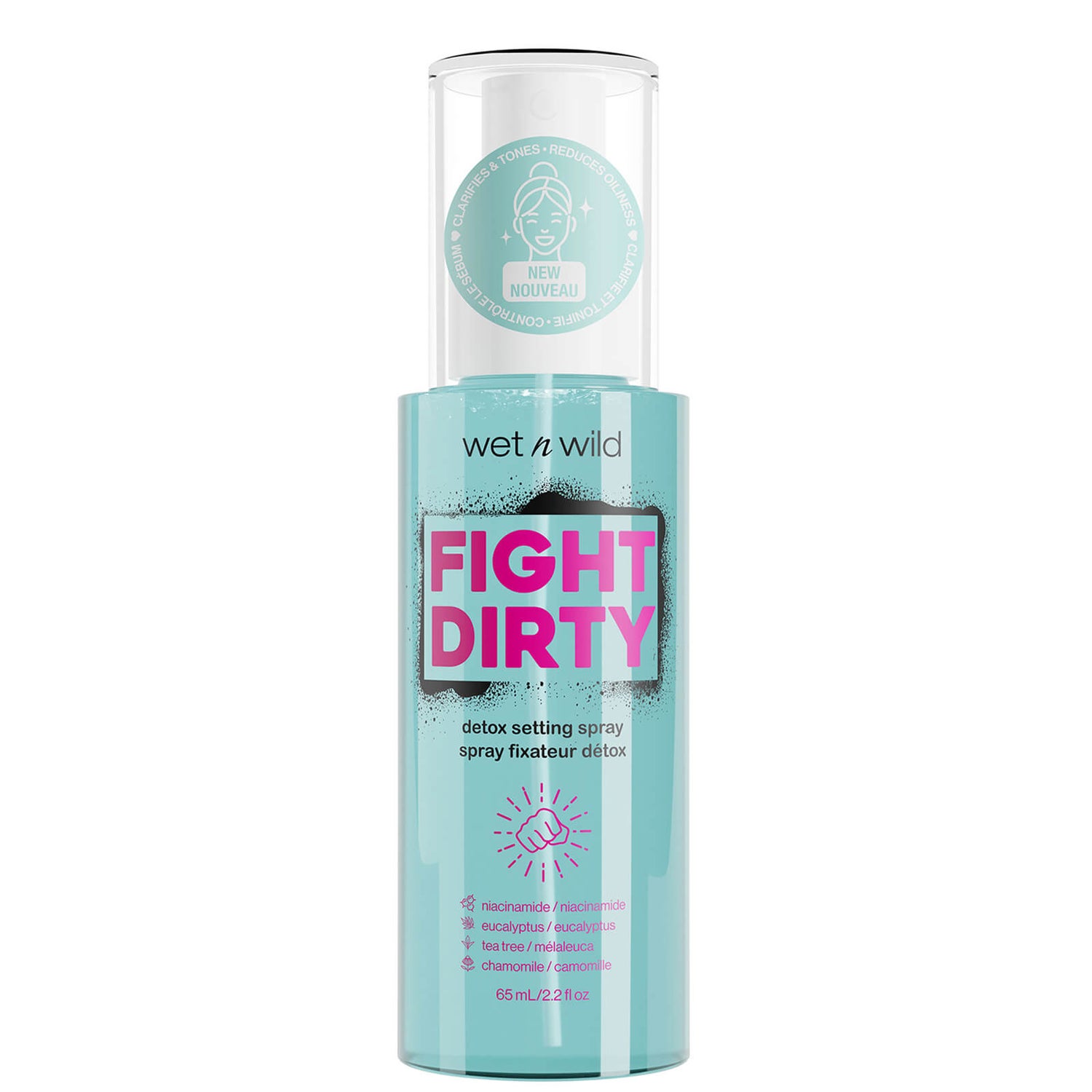 wet n wild Fight Dirty Clarifying Setting Spray 65ml - lookfantastic