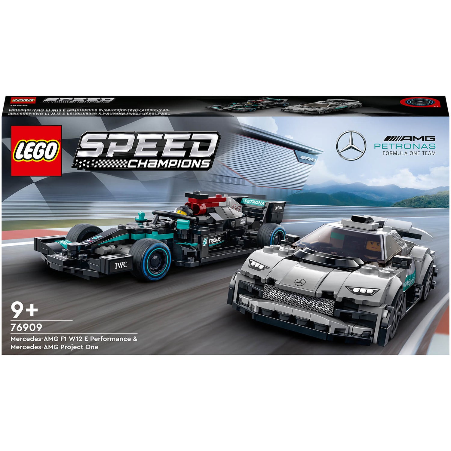LEGO Speed Champions: Mercedes-AMG 2 Toy Car Models Set (76909) Toys ...