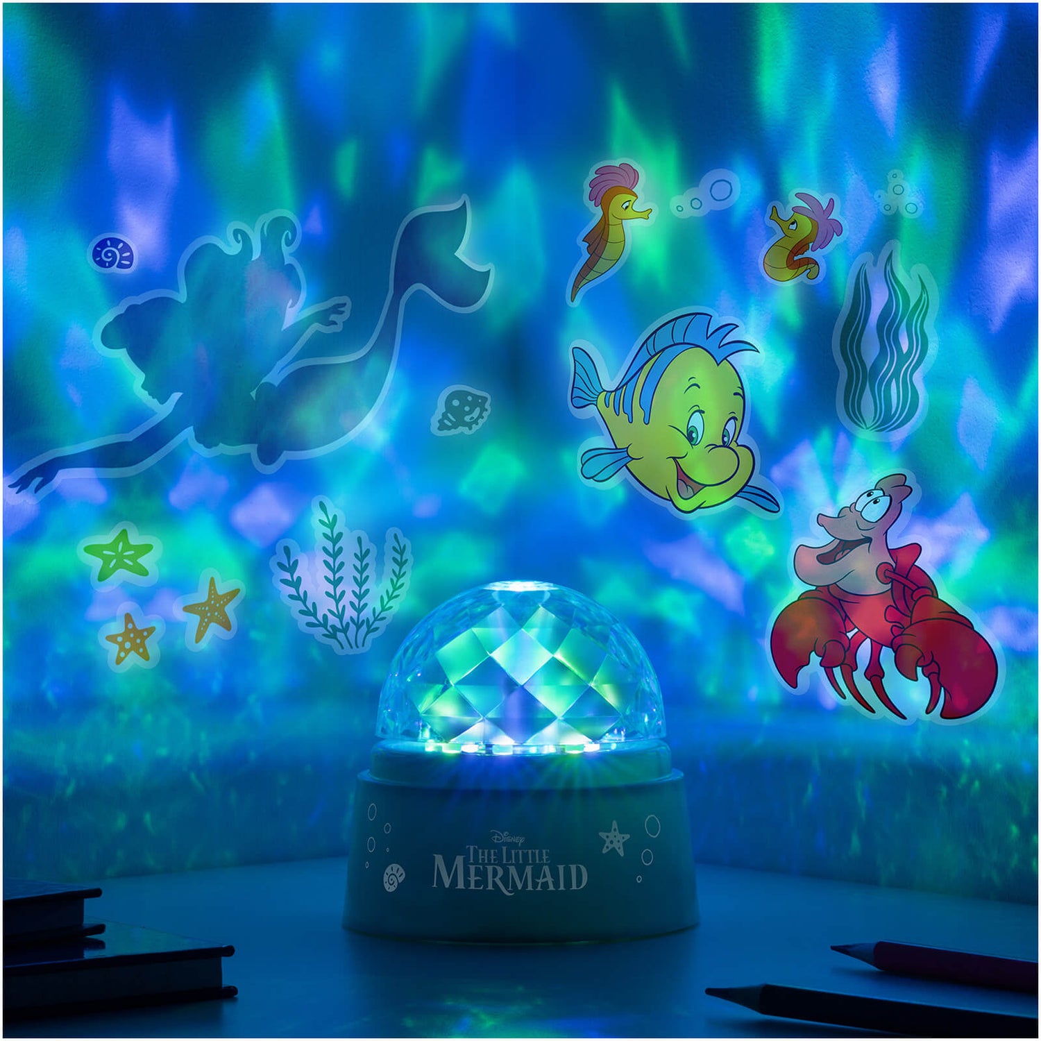 Disney Little Mermaid Projection Light and Decals Set Gifts - Zavvi UK