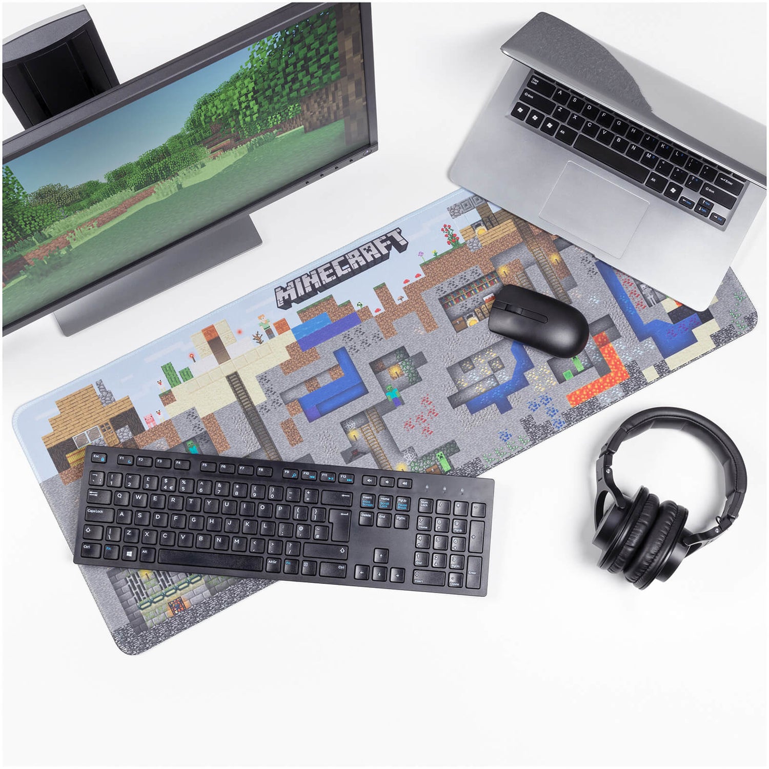 Minecraft World Desk Mat | retro vibes and nostalgia - all on VeryNeko USA!