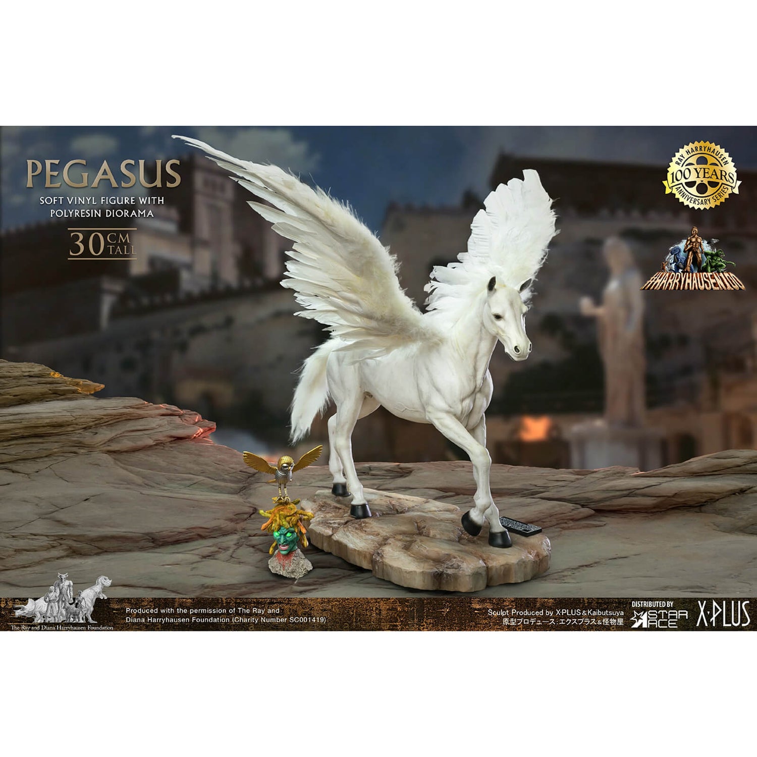 Star Ace Harryhausen100 Clash Of The Titans Polyresin Statue - Pegasus ...