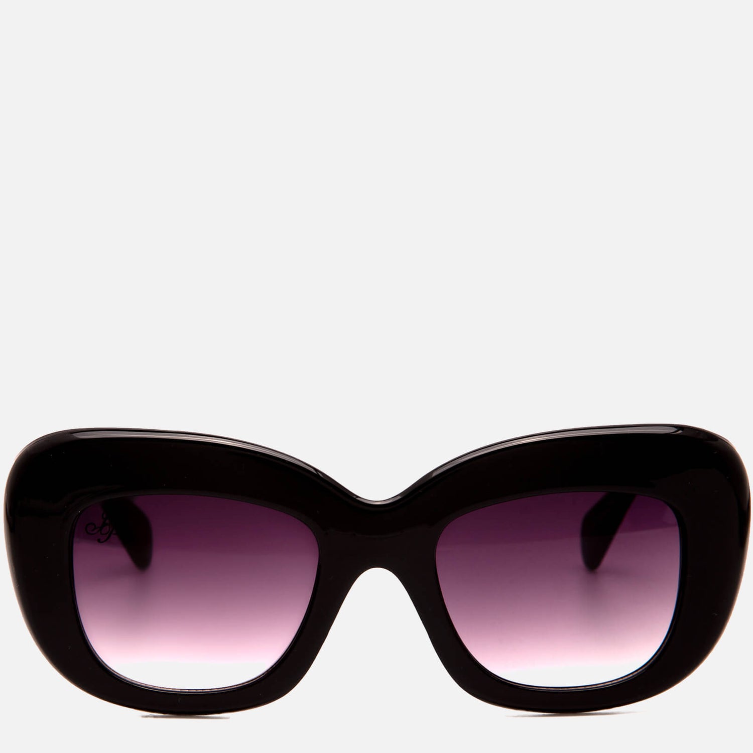 Jeepers Peepers Womens Oversized Acetate Sunglasses Black