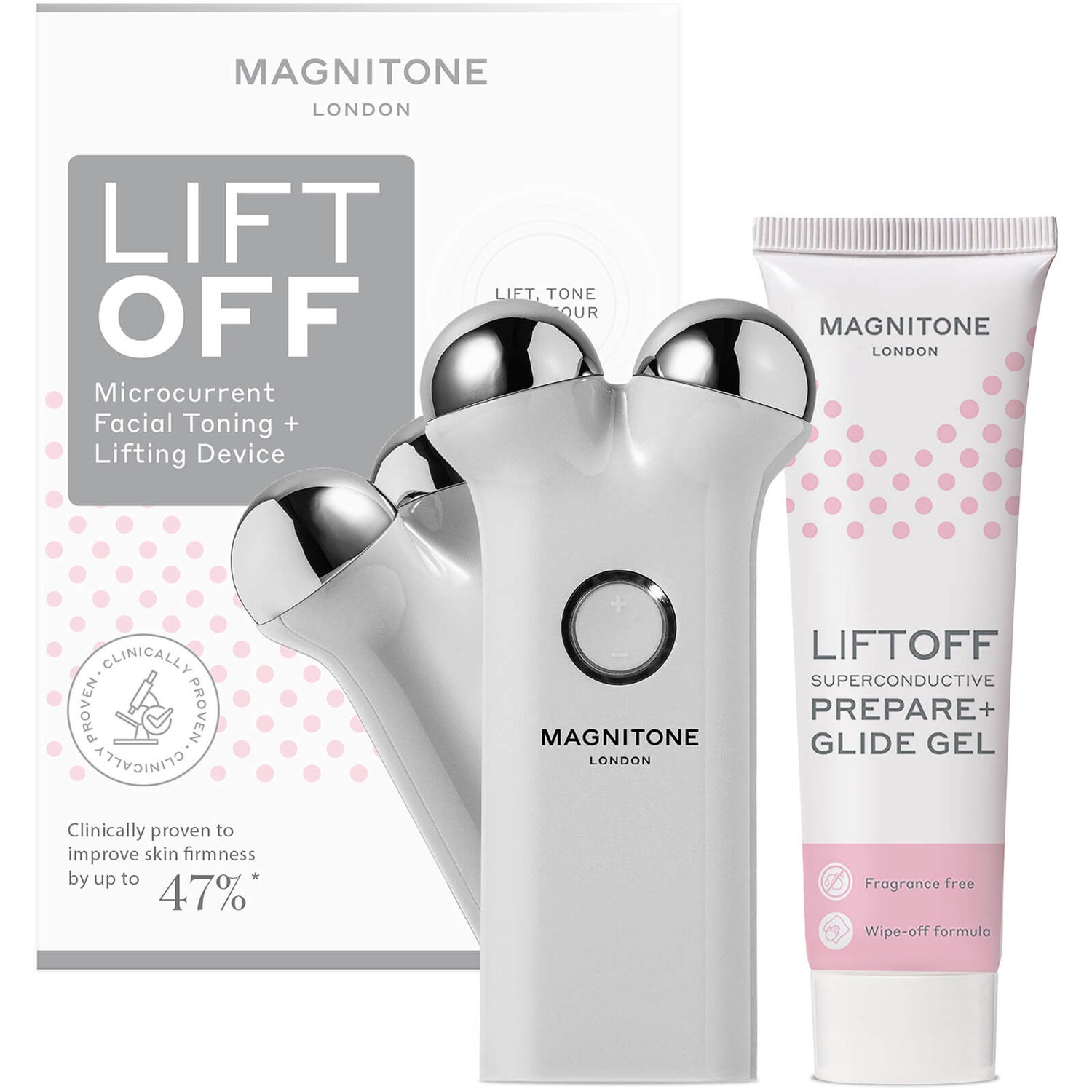 MAGNITONE LiftOff Microcurrent Facial Lifting and Toning Device - Grey ...
