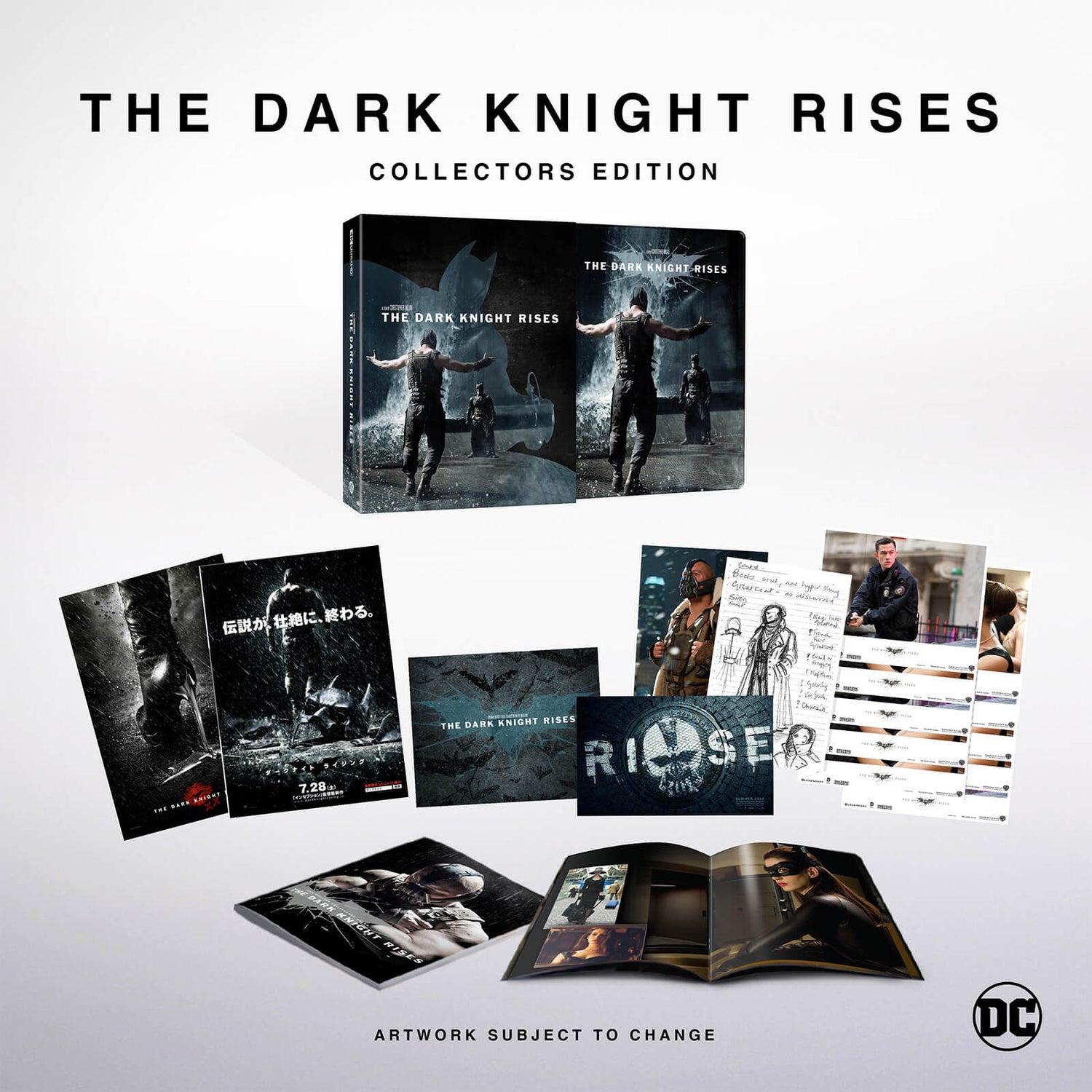 The Dark Knight Rises Ultimate Collector's Edition 4K Ultra HD Steelbook 4K - Zavvi UK