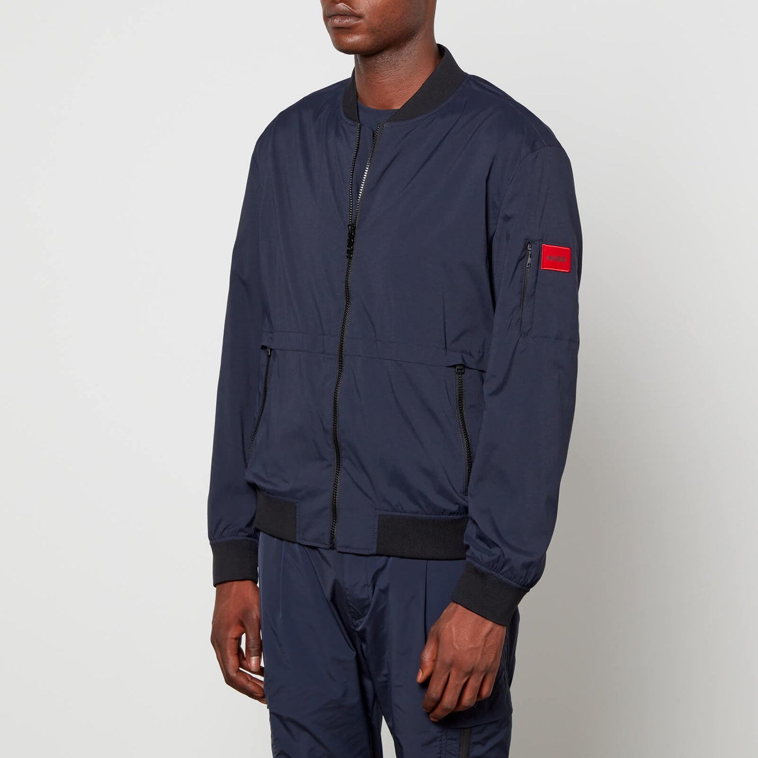 HUGO Men's Balvin2231 Bomber Jacket - Dark Blue | TheHut.com