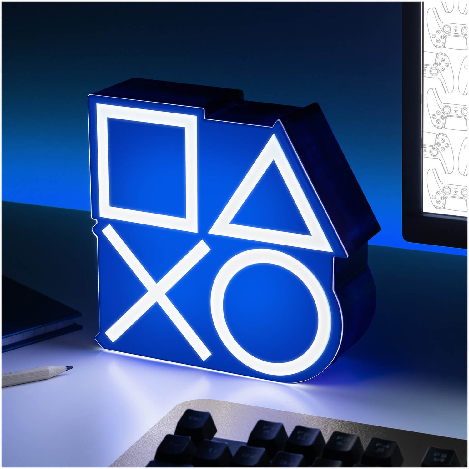 Playstation Icons 2D Box Light Unique Gifts - Zavvi UK