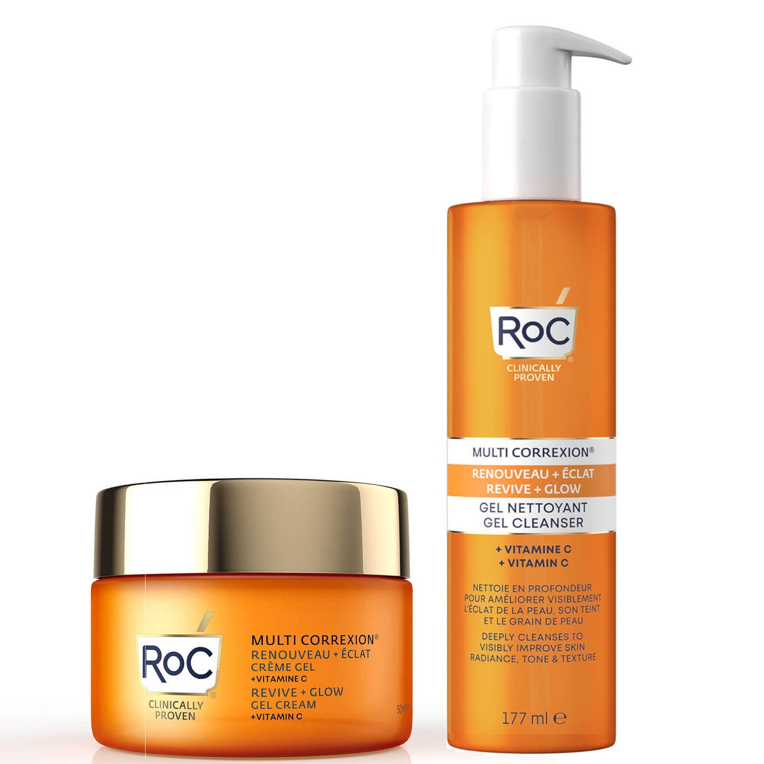 RoC Multi Correction Revive and Glow Bundle | LOOKFANTASTIC