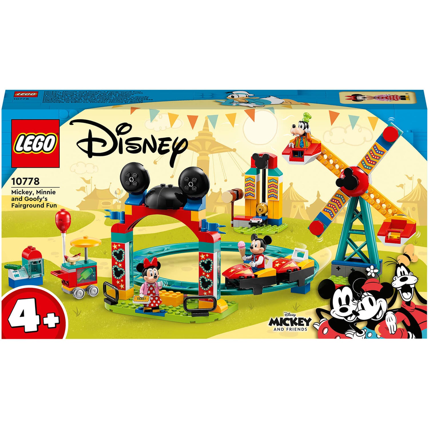 LEGO Disney Mickey, Minnie and Goofy's Funfair Fun Set (10778) | retro ...