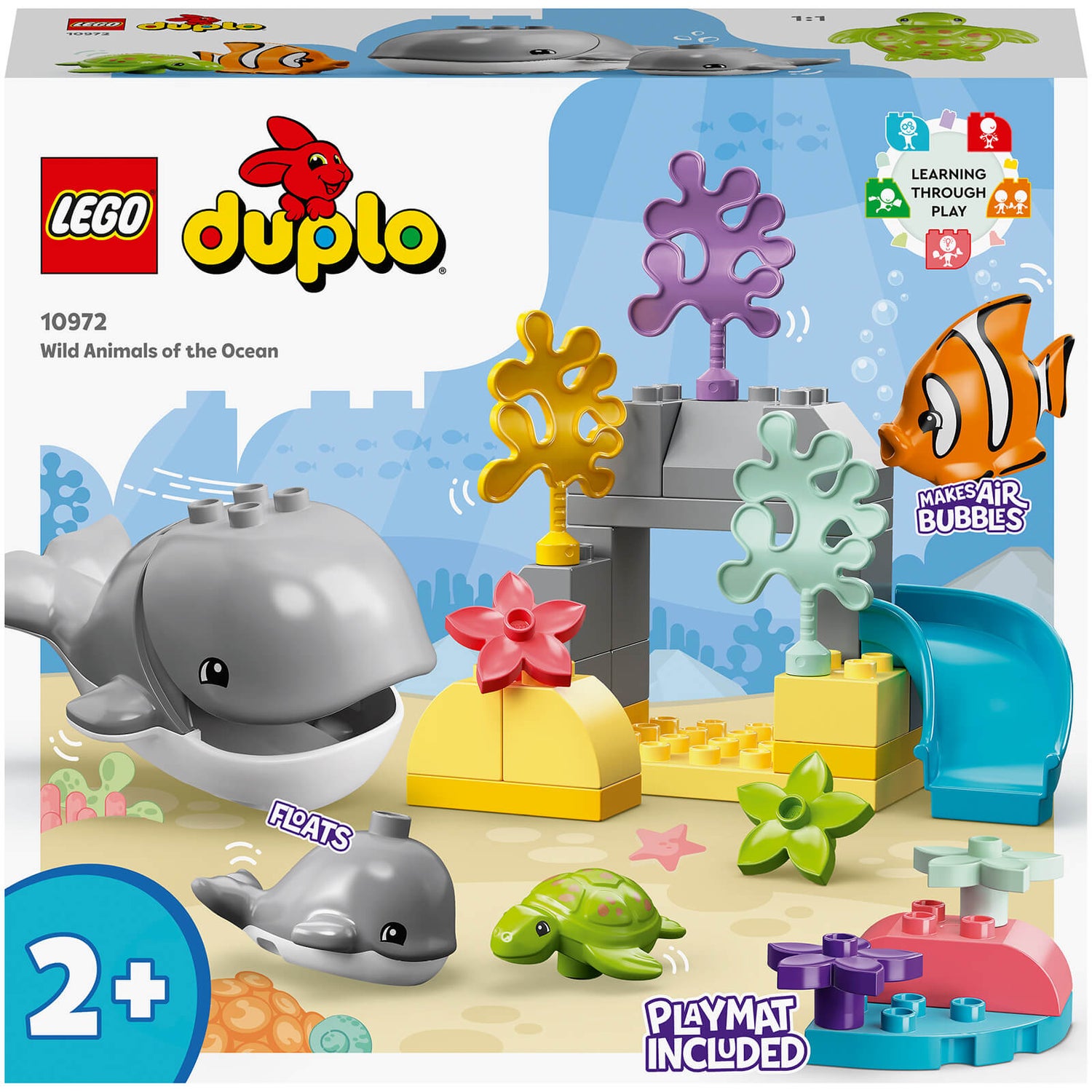 LEGO DUPLO Wild Animals: of the Ocean Toys with Playmat (10972) Toys ...