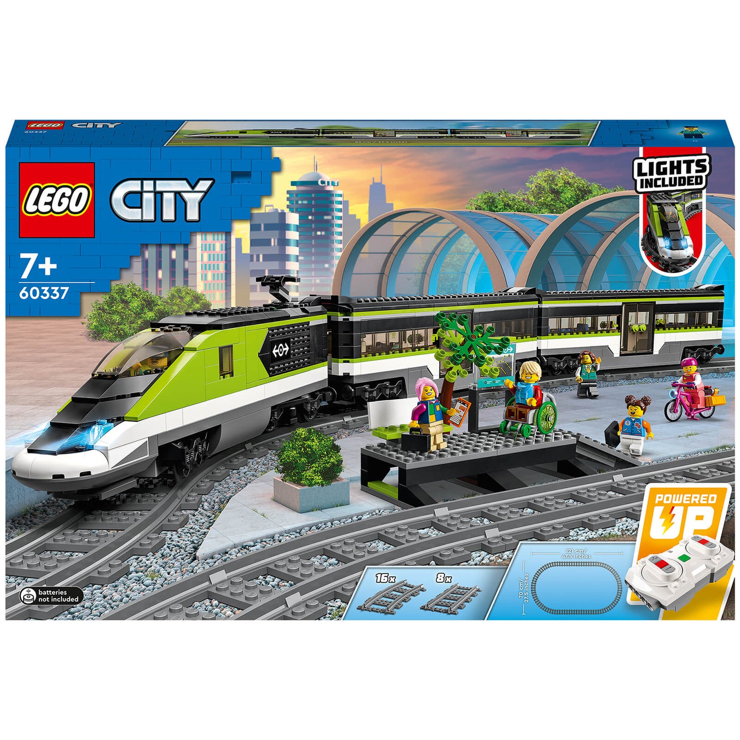LEGO City: Express Passenger Train Toy RC Lights Set (60337) Toys ...