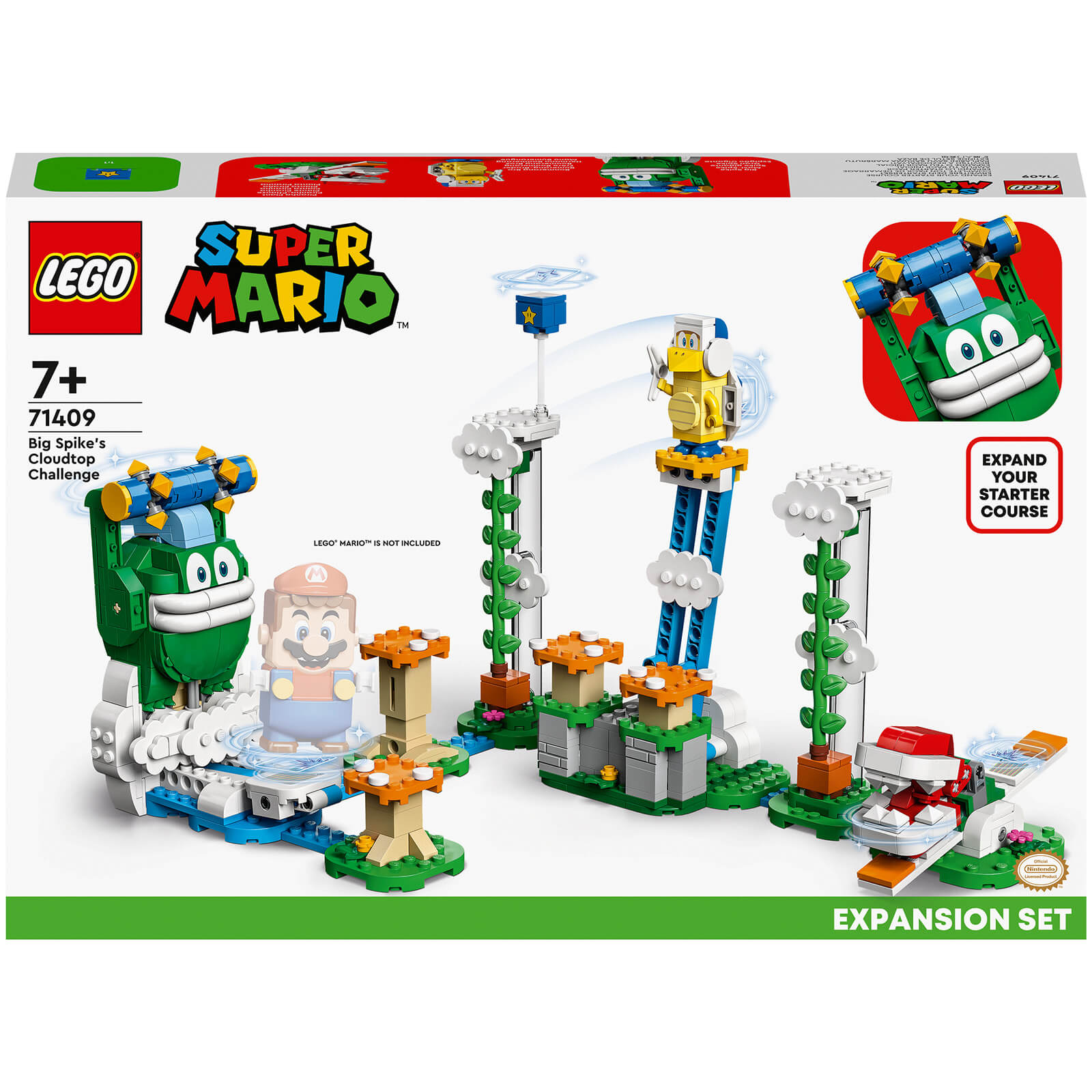 LEGO Super Mario Big Spike’s Cloudtop Challenge Exp Set (71409) Toys ...