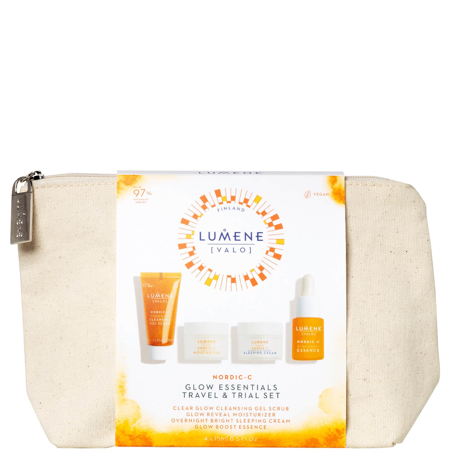 Lumene Nordic-C [Valo] Travel and Trial Skincare Discovery Set ...