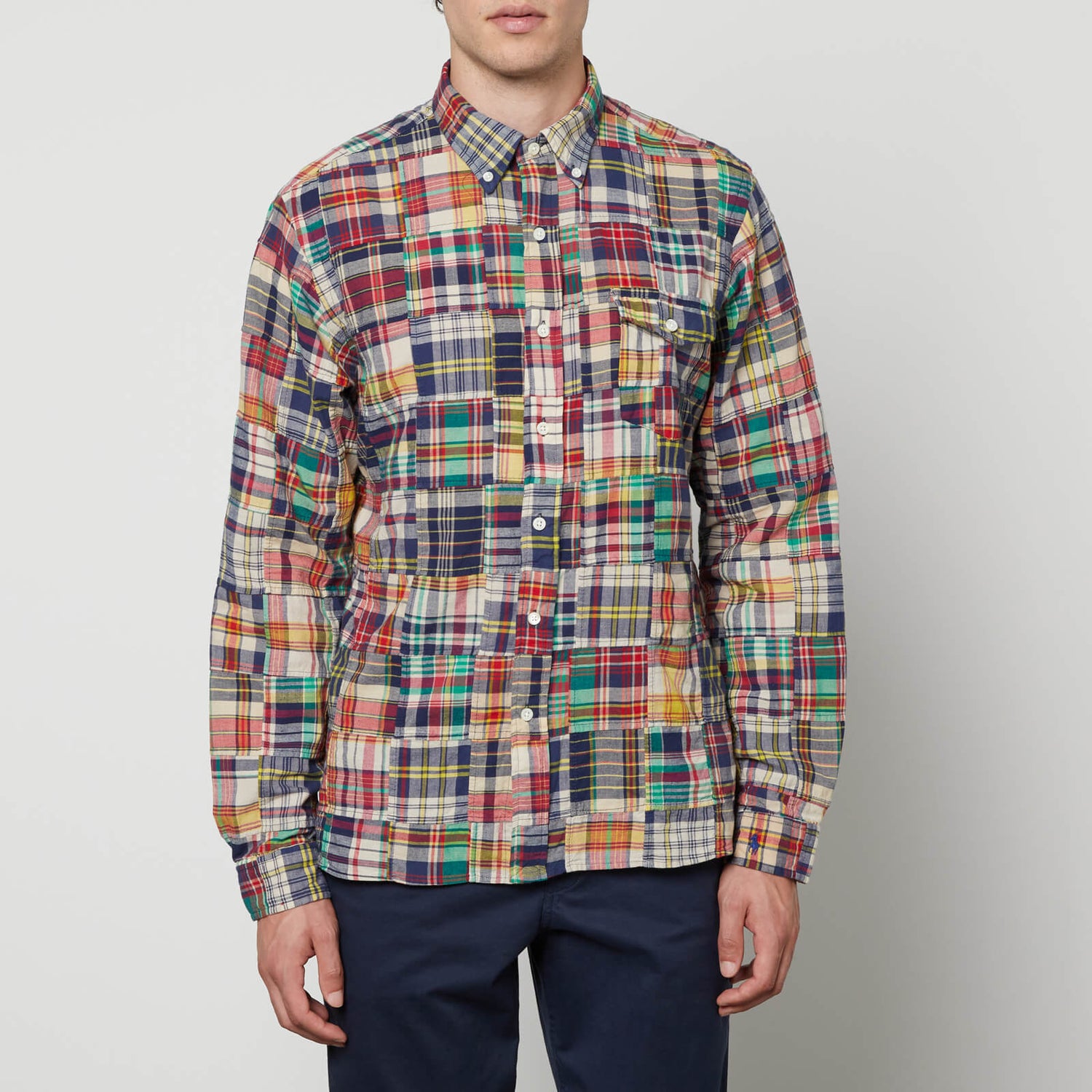 Polo Ralph Lauren Patchwork Cotton-Flannel Shirt | TheHut.com