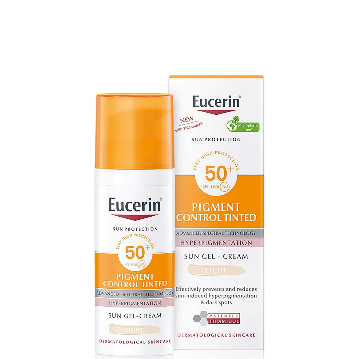 Eucerin Sun Face Pigment Control Tinted Light SPF50 50ml | LOOKFANTASTIC AU