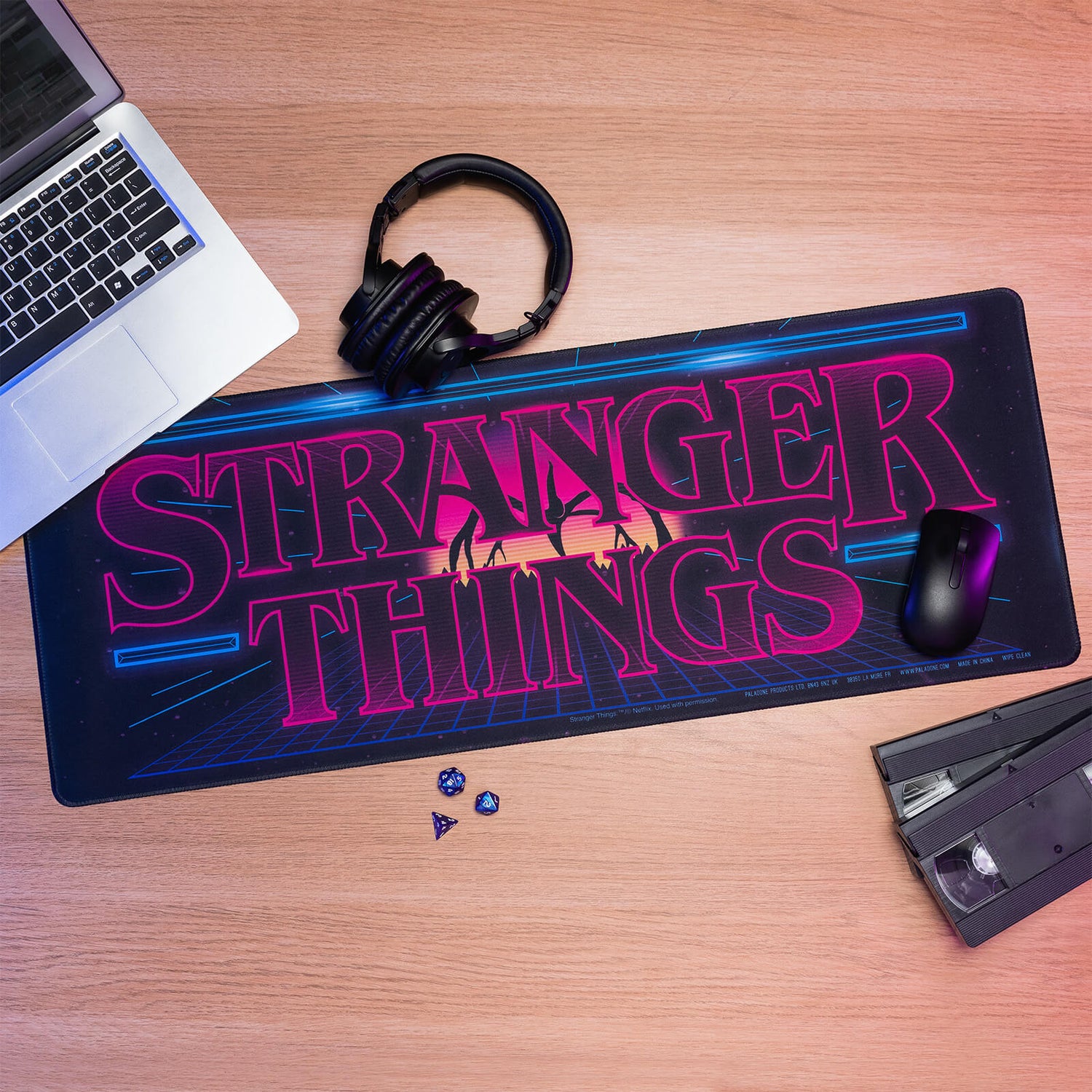 Stranger Things Arcade Logo Desk Mat Traditional Gifts - Zavvi UK