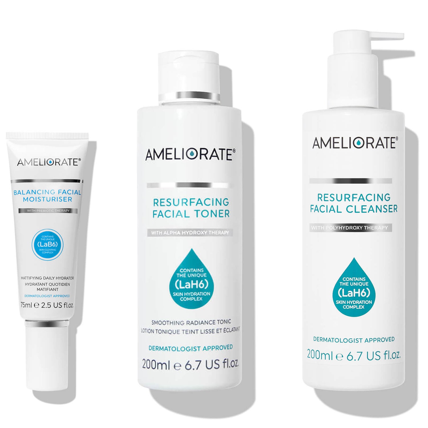 AMELIORATE Combination Skin Morning Routine Set | LOOKFANTASTIC