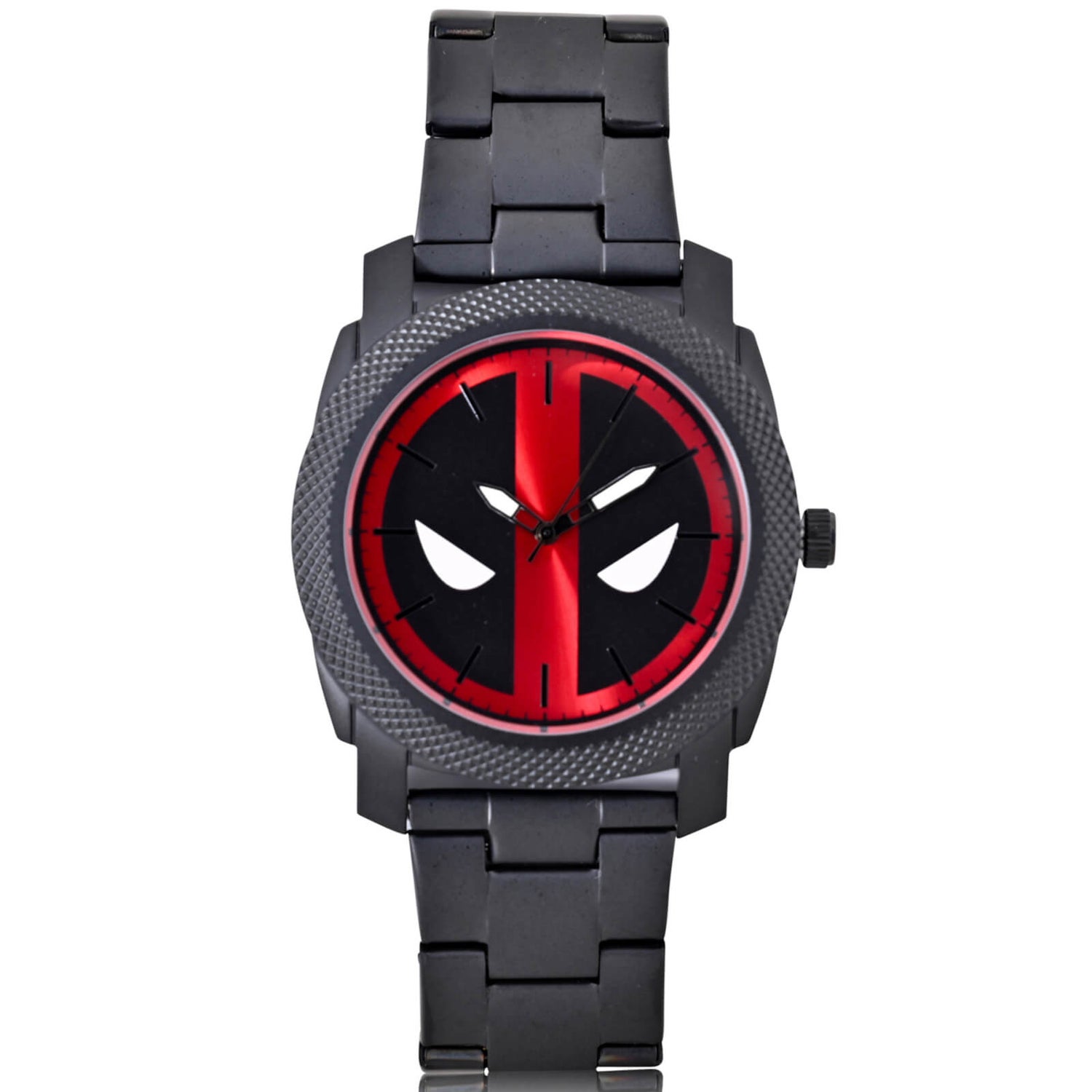 Marvel Deadpool Matte Black Stainless Steel Bracelet Watch | retro ...
