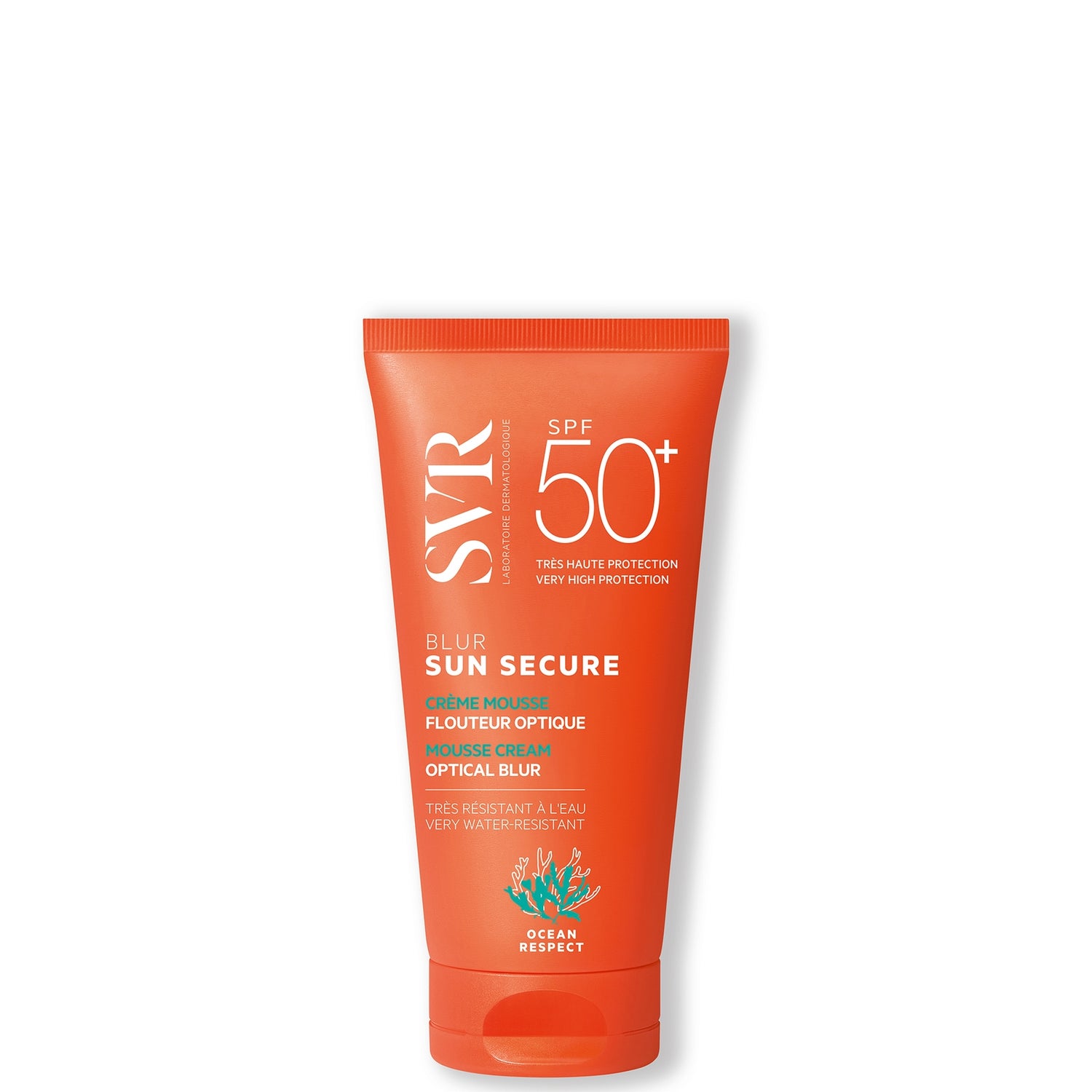 SVR SUN SECURE BLUR SPF50+ Perfecting Soft-Focus Face SPF Mousse-Primer ...