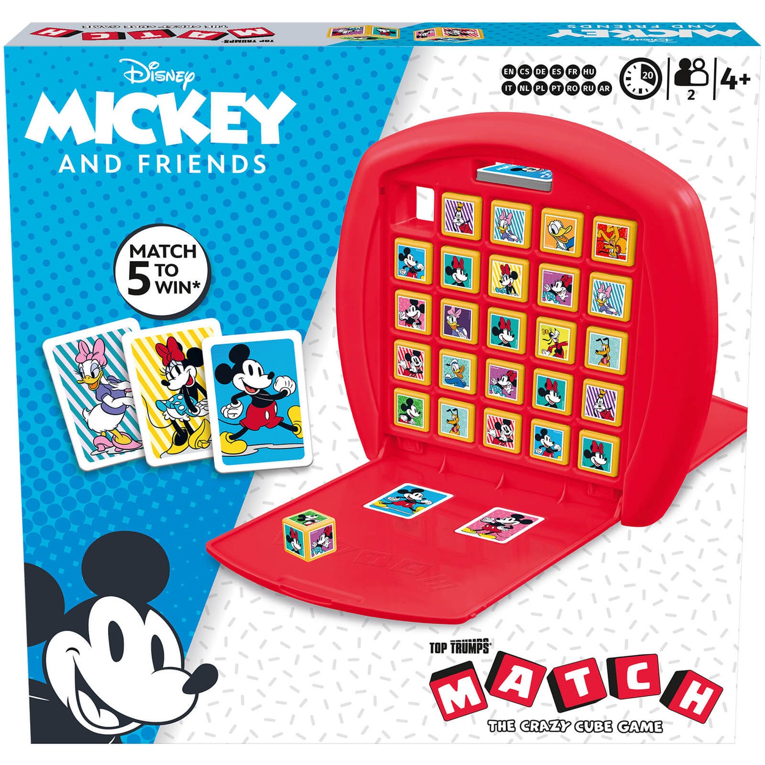 Top Trumps Match Board Game - Mickey and Friends Edition Toys - Zavvi UK