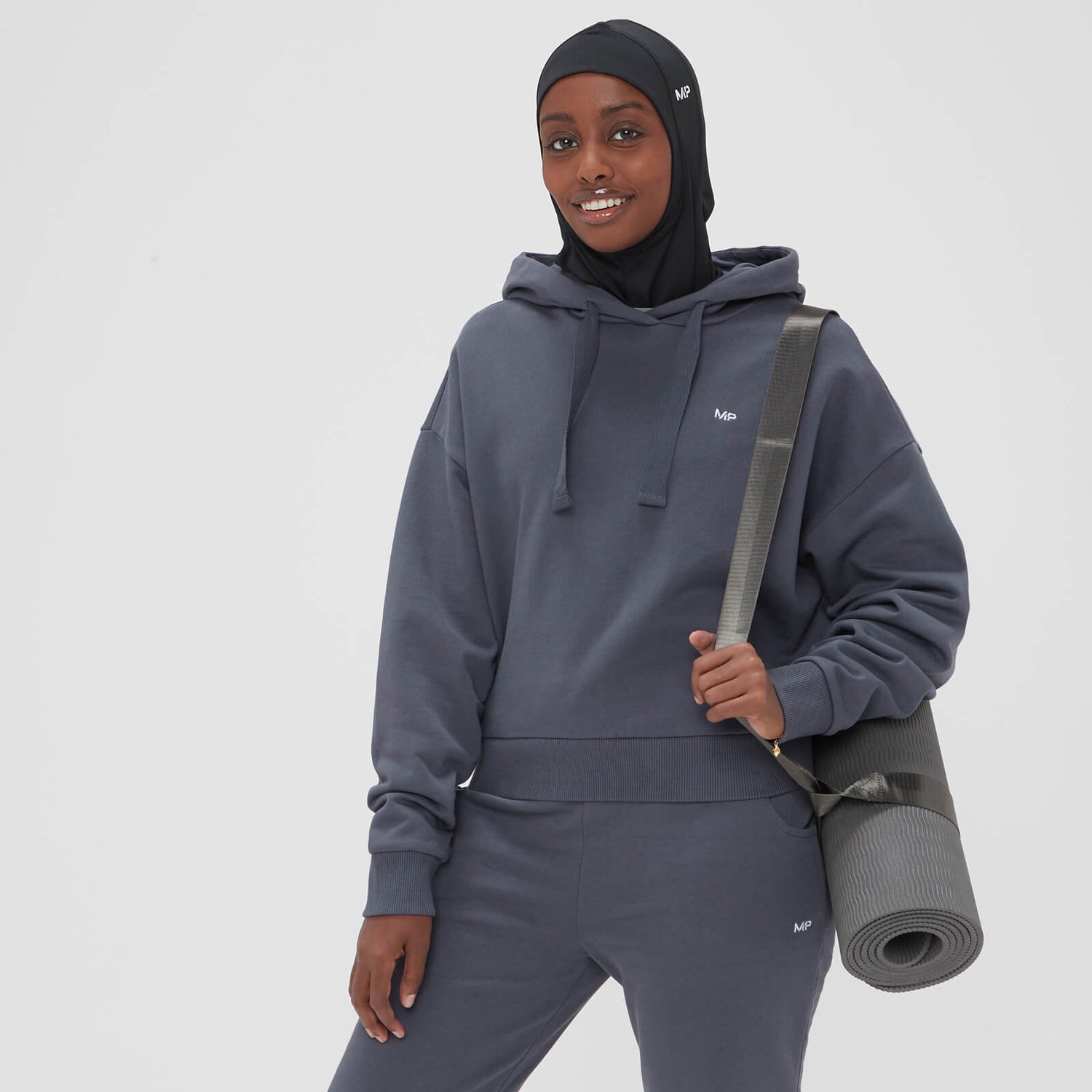 MP moteriškas „Composure“ džemperis – Tamsi grafito | MYPROTEIN™