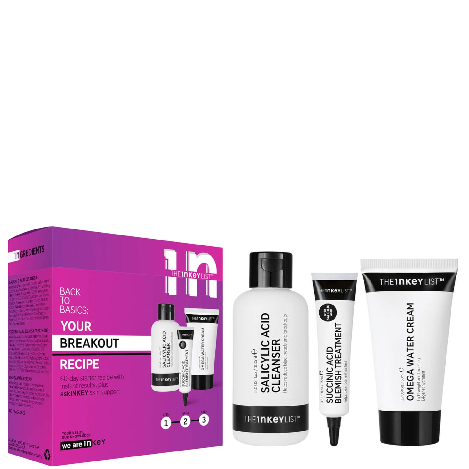 The INKEY List Back to Basics: Your Breakout Recipe - Entrega GRÁTIS