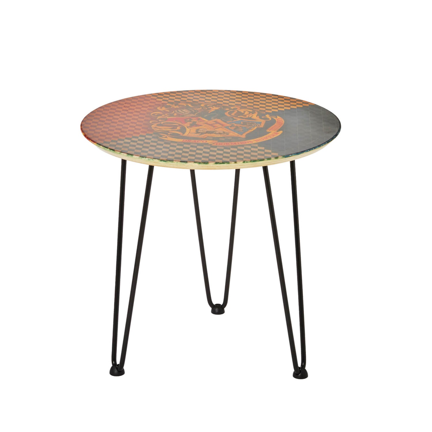 Decorsome x Harry Potter Hogwarts Wooden Side Table Homeware - Zavvi UK