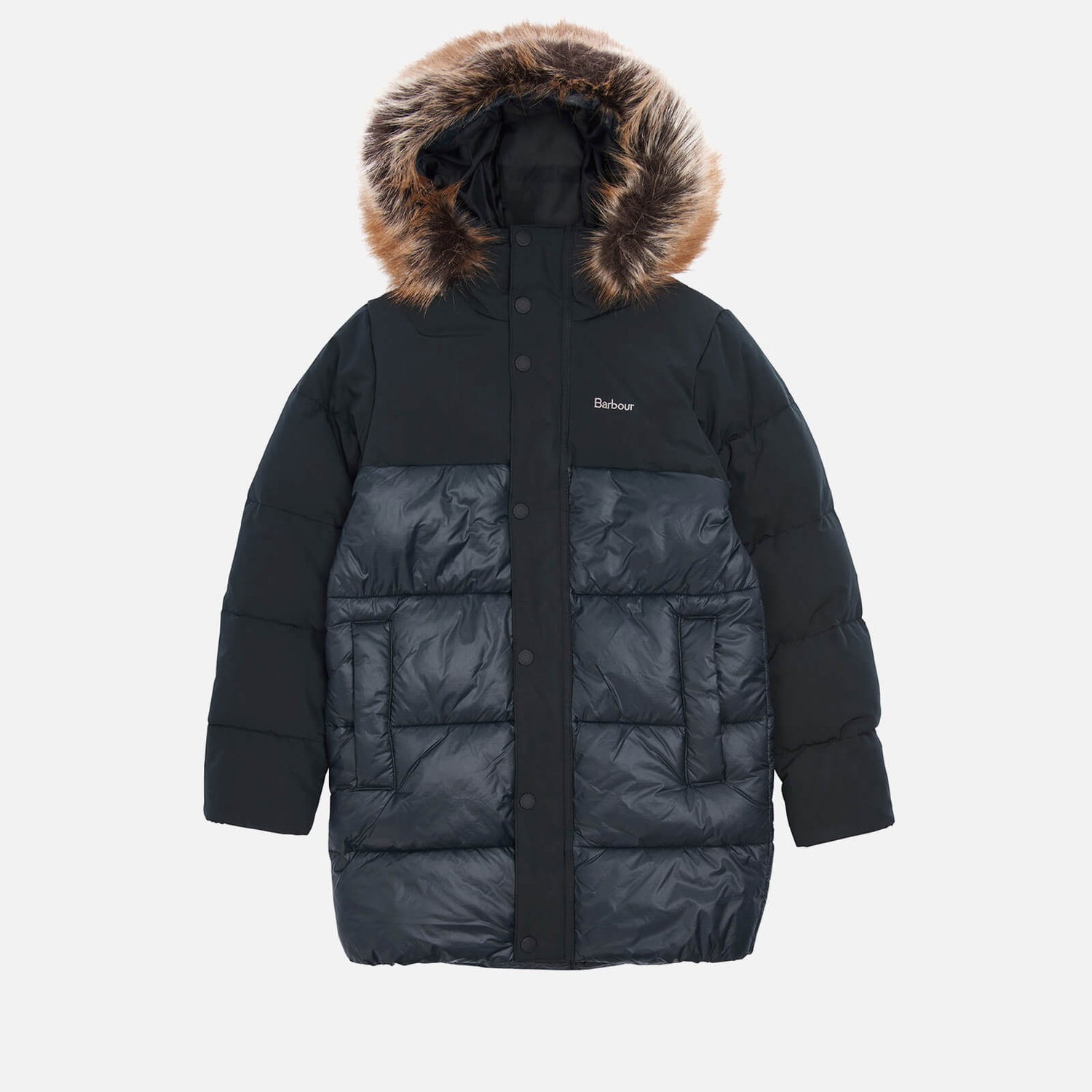 Barbour Kids’ Newland Contrast Shell Puffer Jacket | TheHut.com