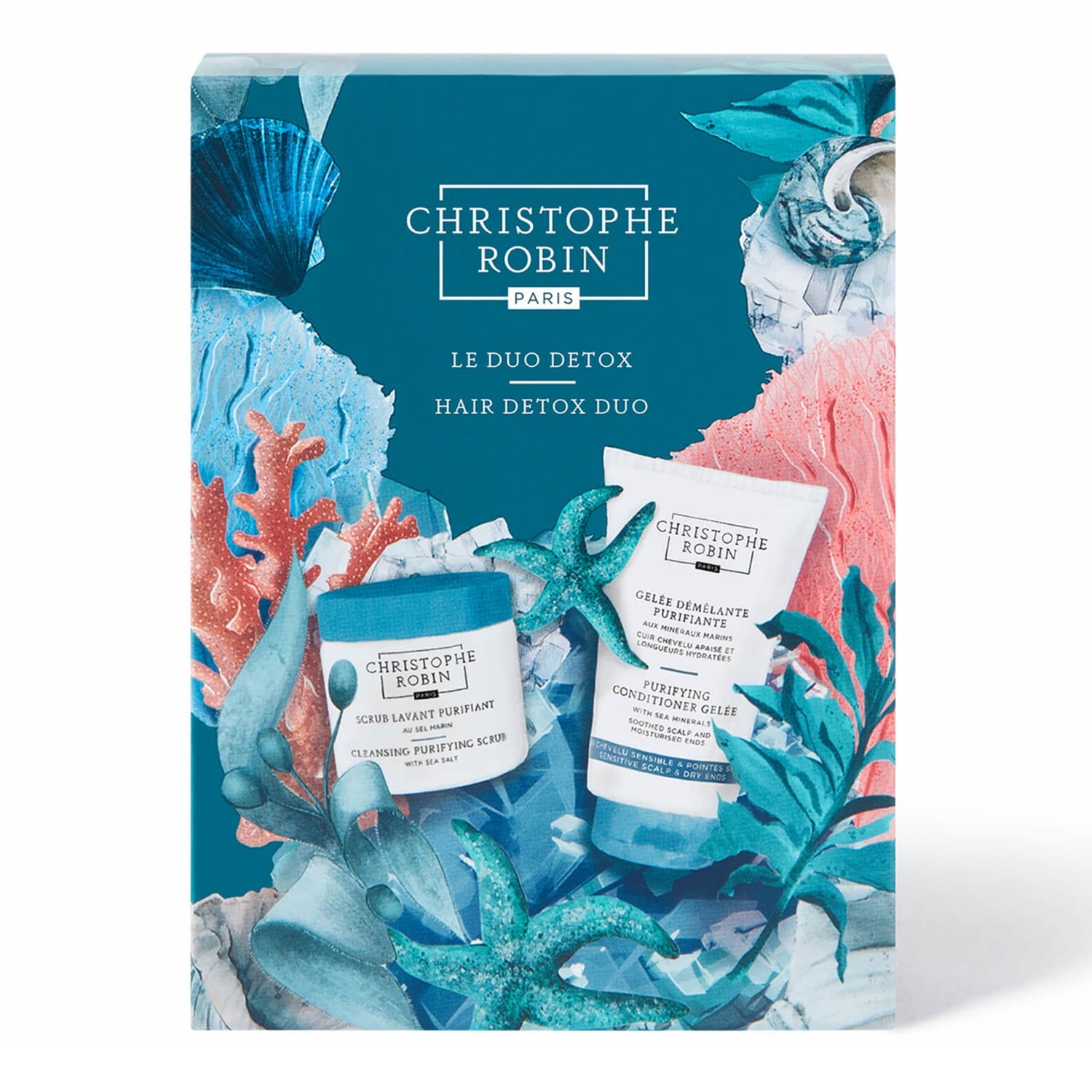 Christophe Robin Cleansing Scalp Scrub Home & Away Duo - Entrega GRÁTIS