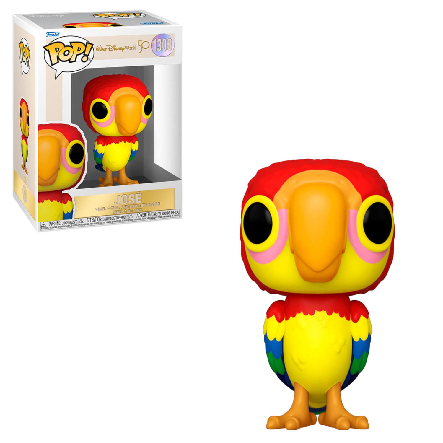 Walt Disney World 50th José Carioca Funko Pop! Vinyl Merchandise - Zavvi UK