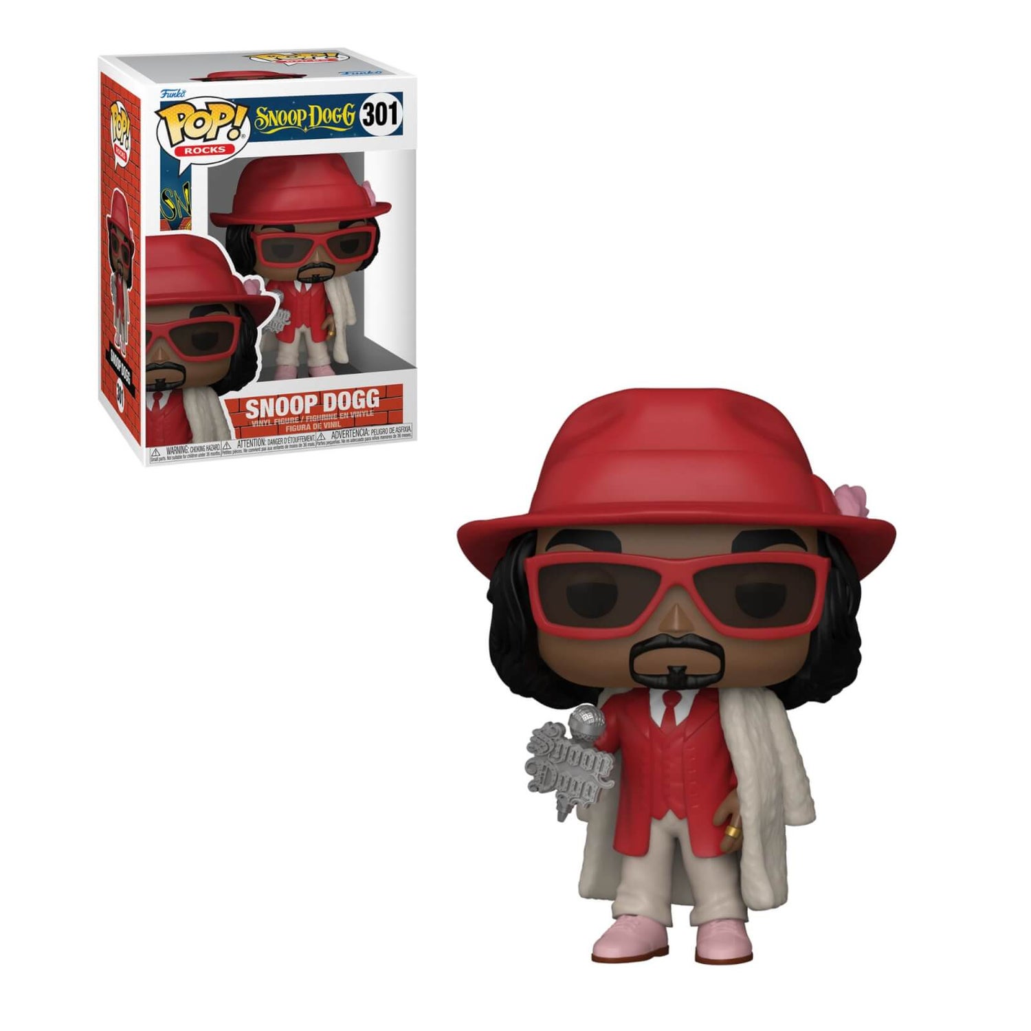 Snoop Dogg Wearing Fur Coat Funko Pop! Vinyl Merchandise - Zavvi UK