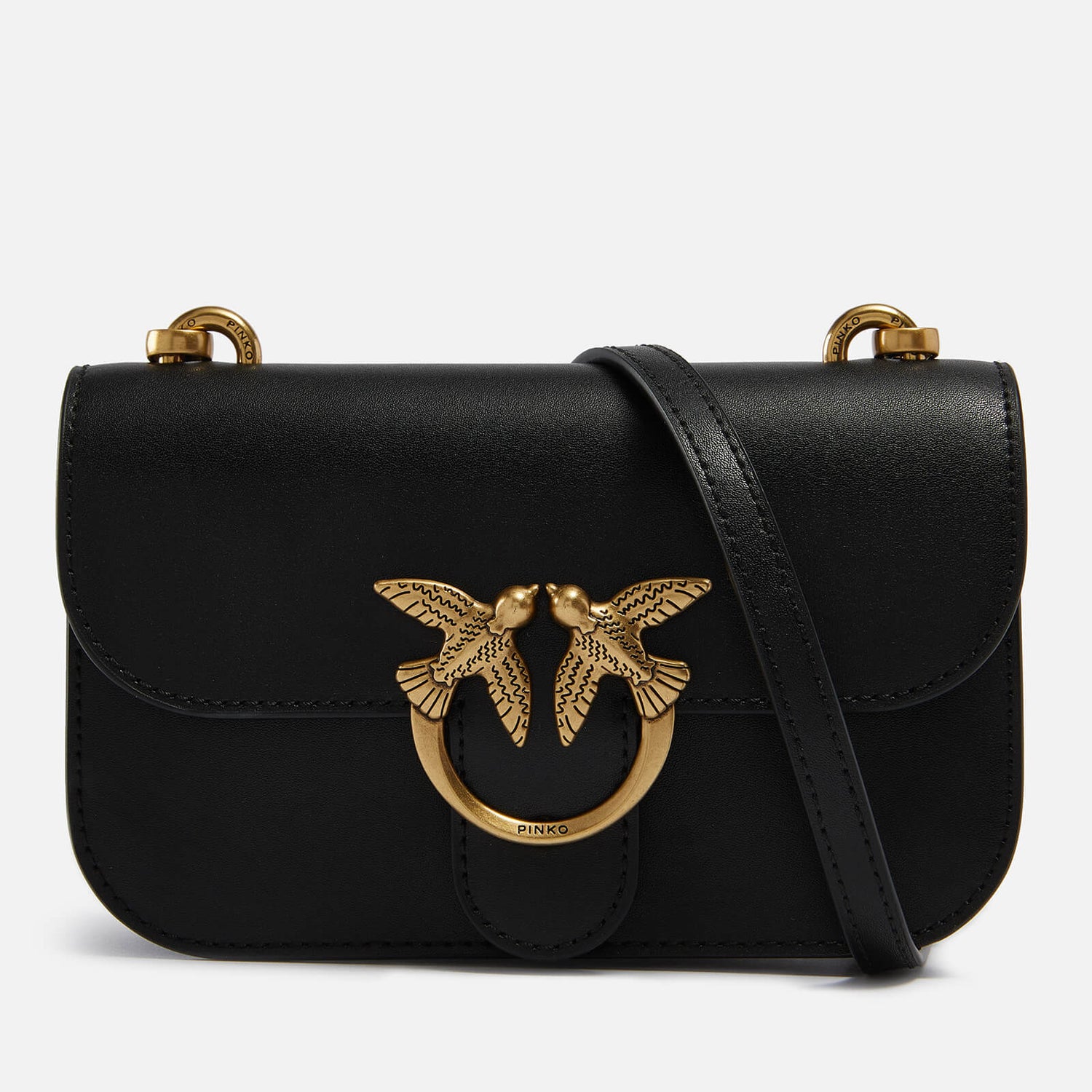 Pinko Love Baby Bell Simply 1 Leather Bag | TheHut.com