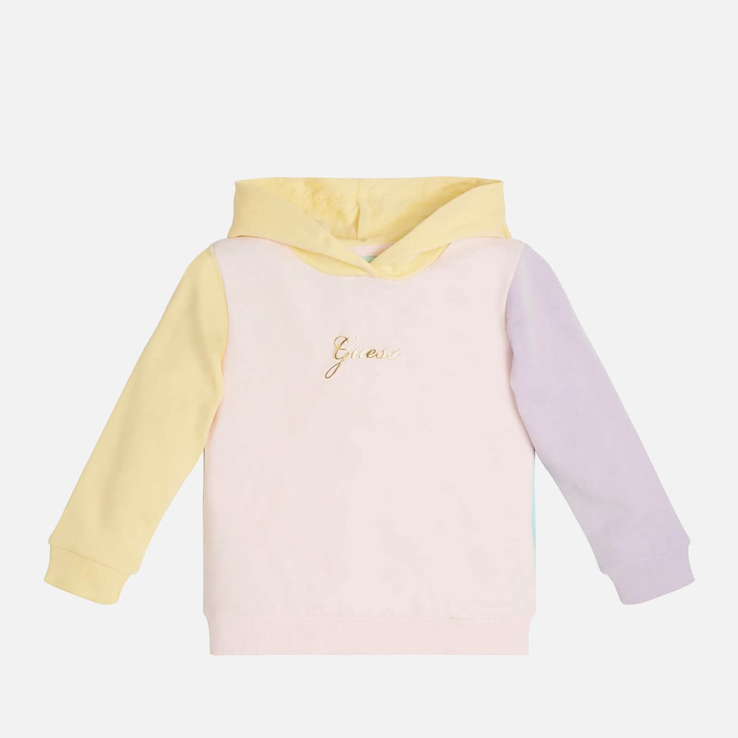 Guess Pastel Colour Block Cotton Hoodie | TheHut.com