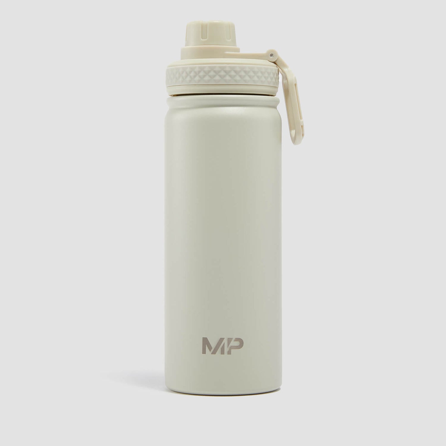 MP Medium Metal Water Bottle - Ecru - 500ml | MYPROTEIN™