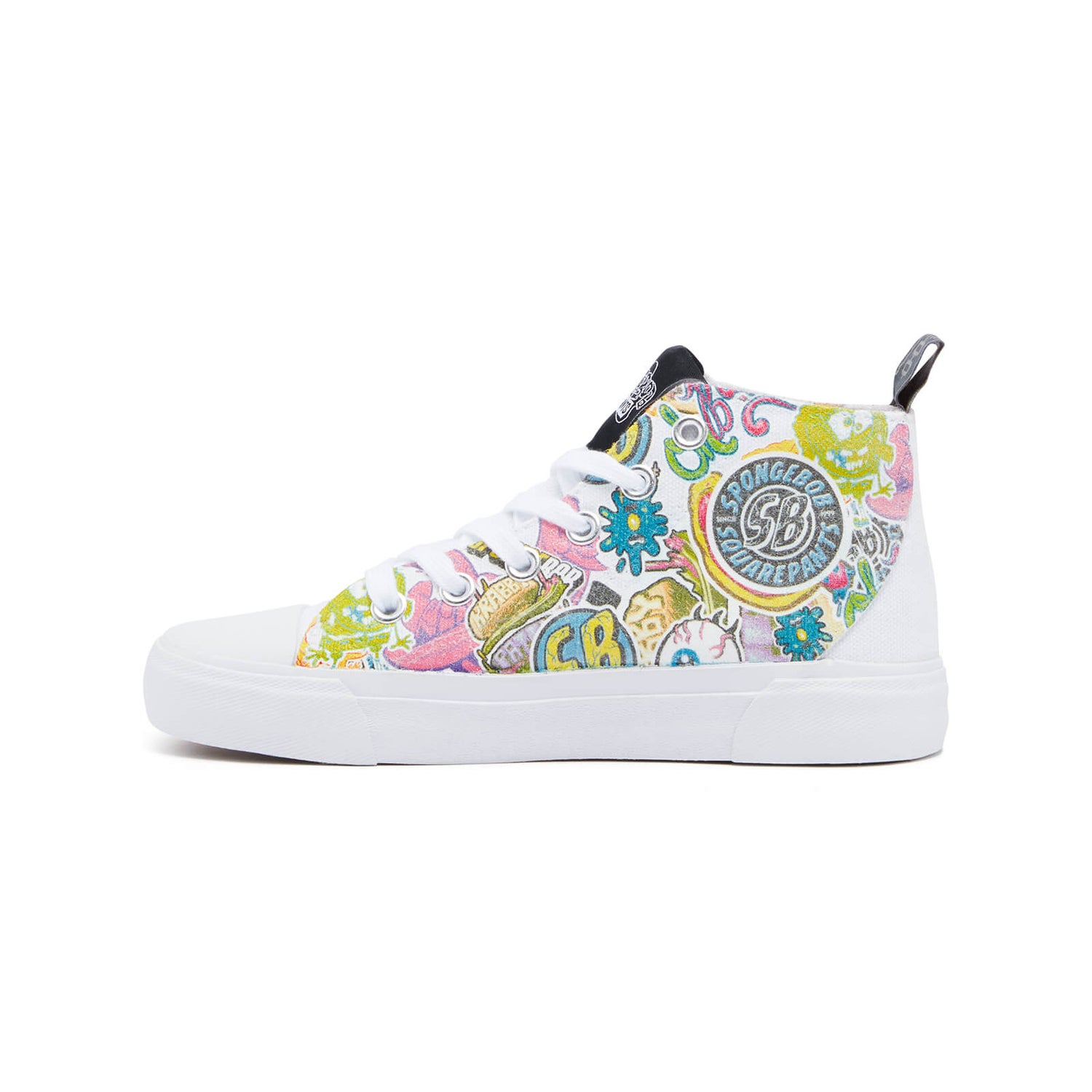 Akedo x SpongeBob SquarePants Kids' High Top - White | Zavvi.nl