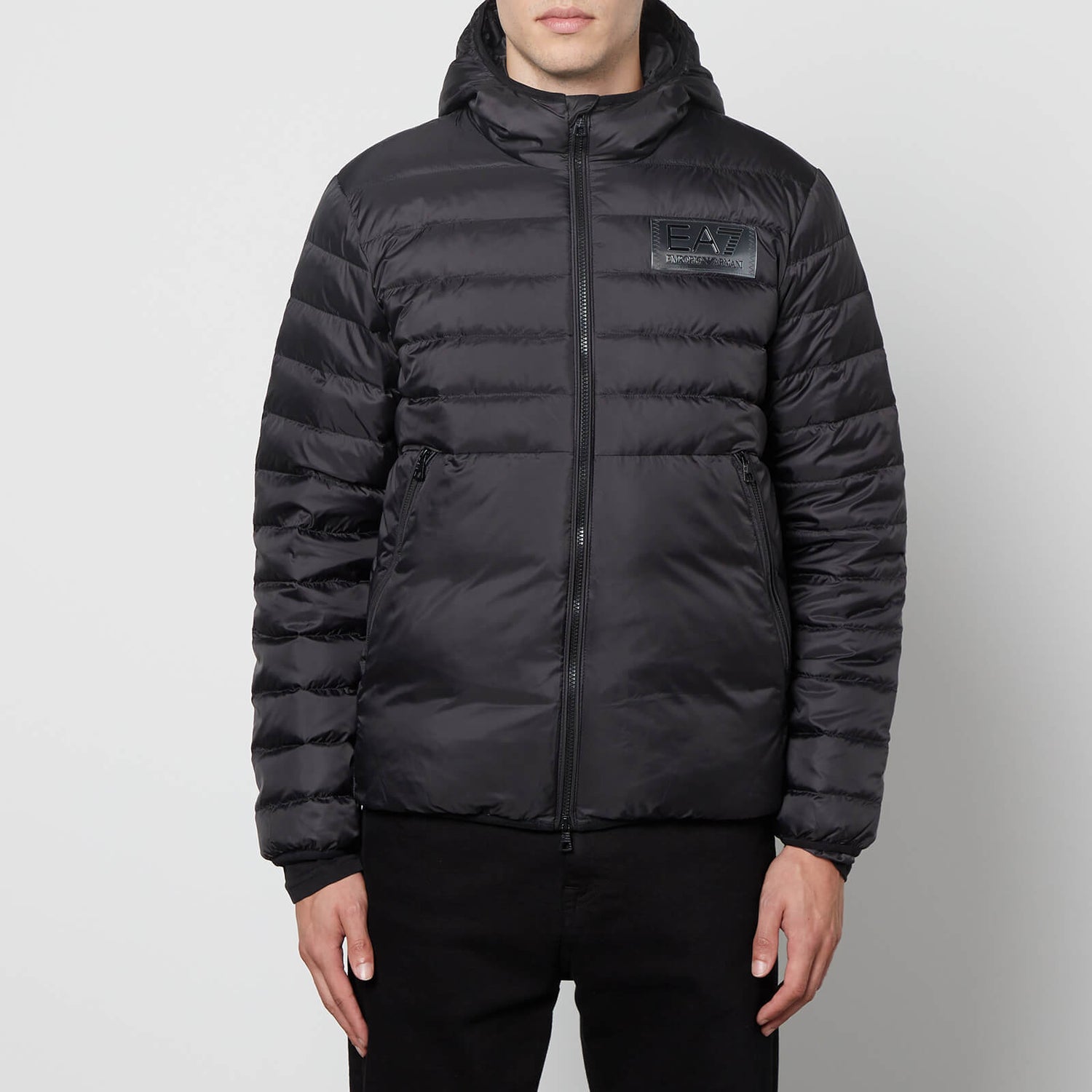 Ea7 quilted down jacket online