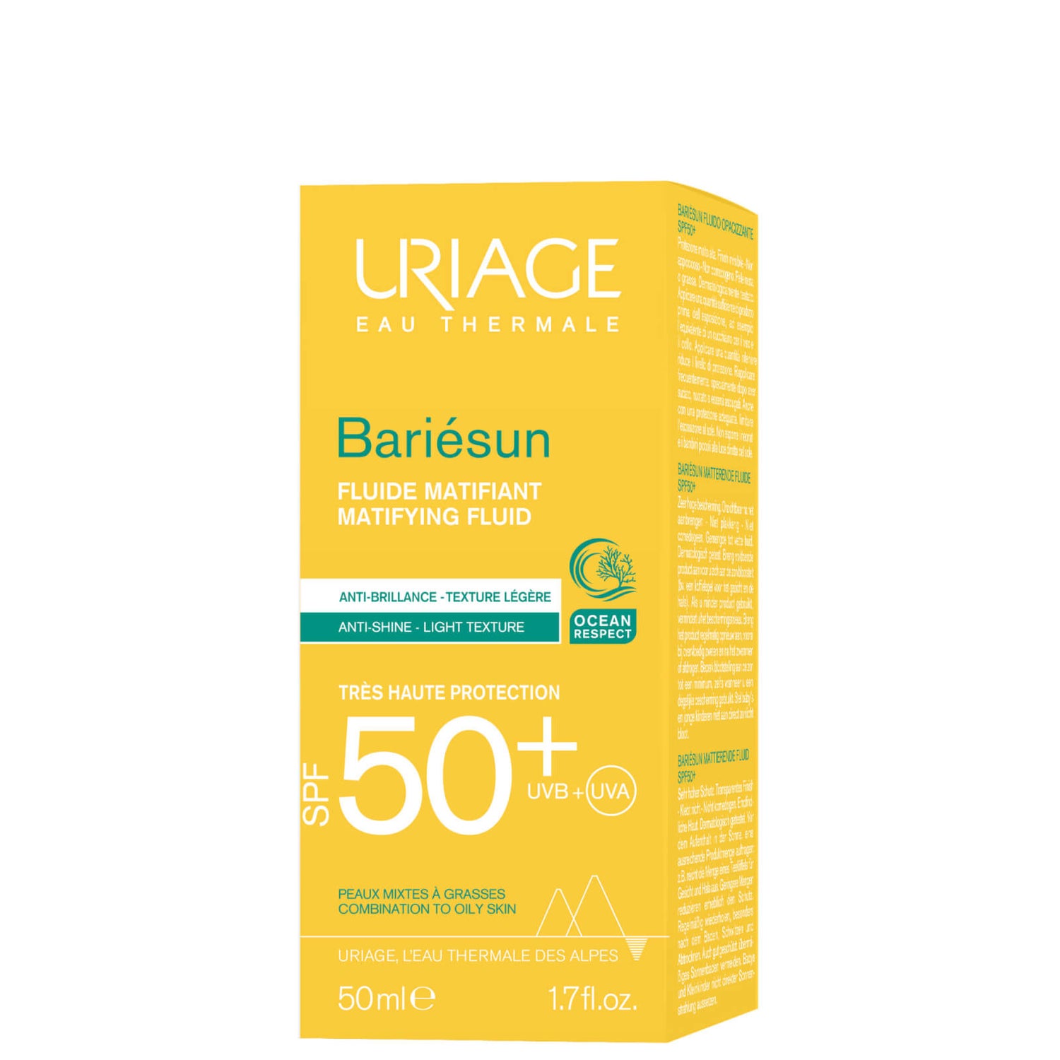 Uriage Matifying Fluid SPF50+ 50ml | LOOKFANTASTIC