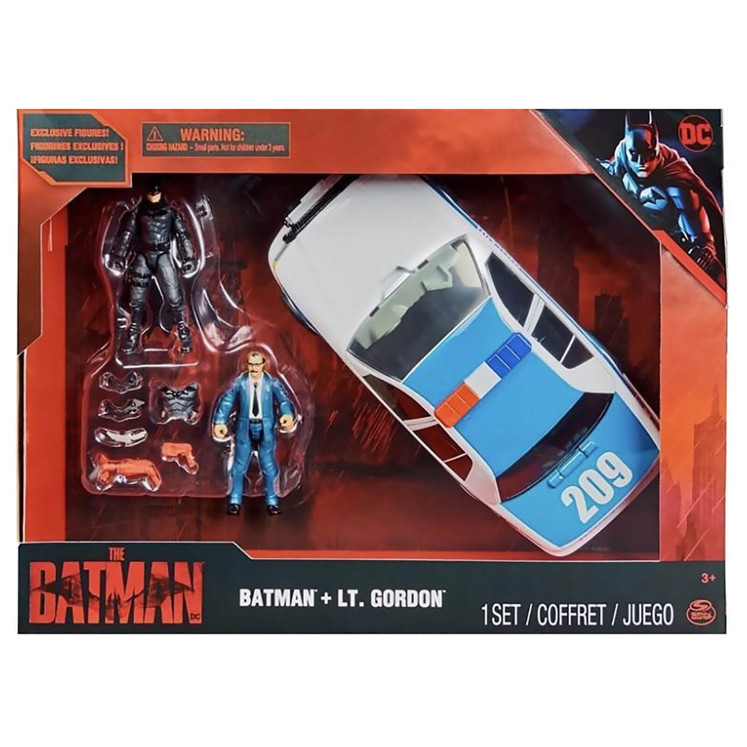 Spin Master The Batman Batman & Lt. Gordon 4 Inch Action Figure Box Set ...
