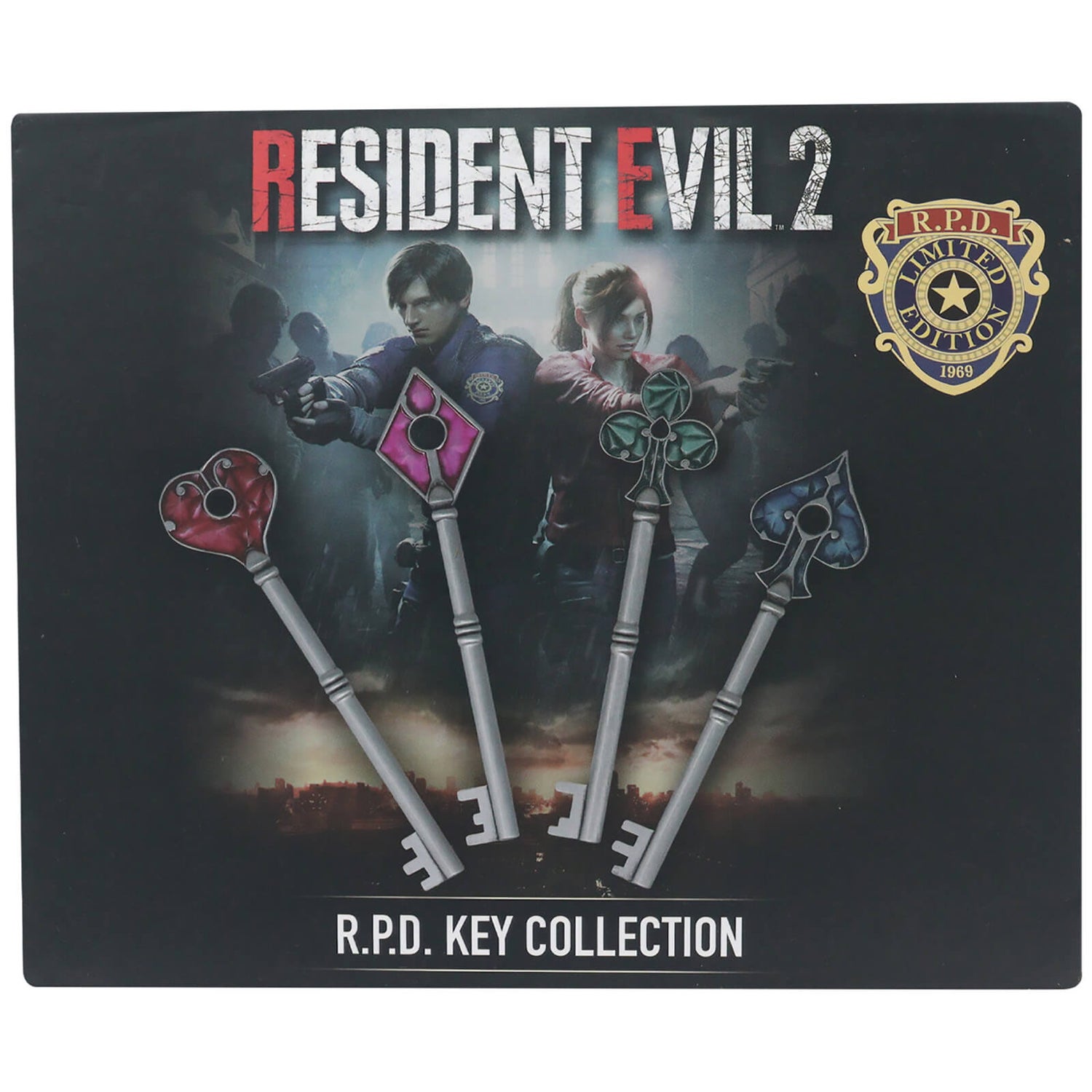 Fanattik Resident Evil 2 R.P.D Key Collection | Pop In A Box US