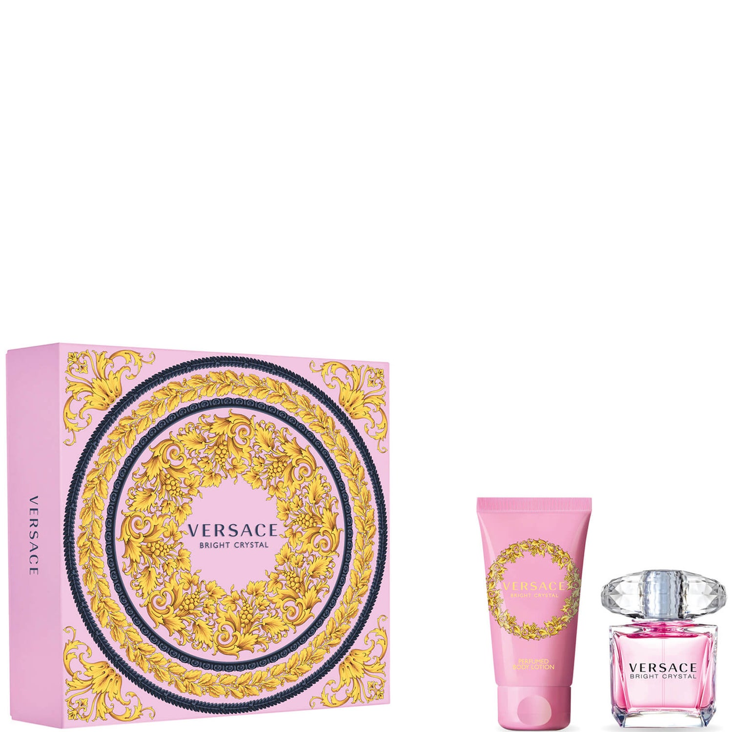 Versace Bright Crystal EDT 30ml + Body Lotion 50ml Set - lookfantastic