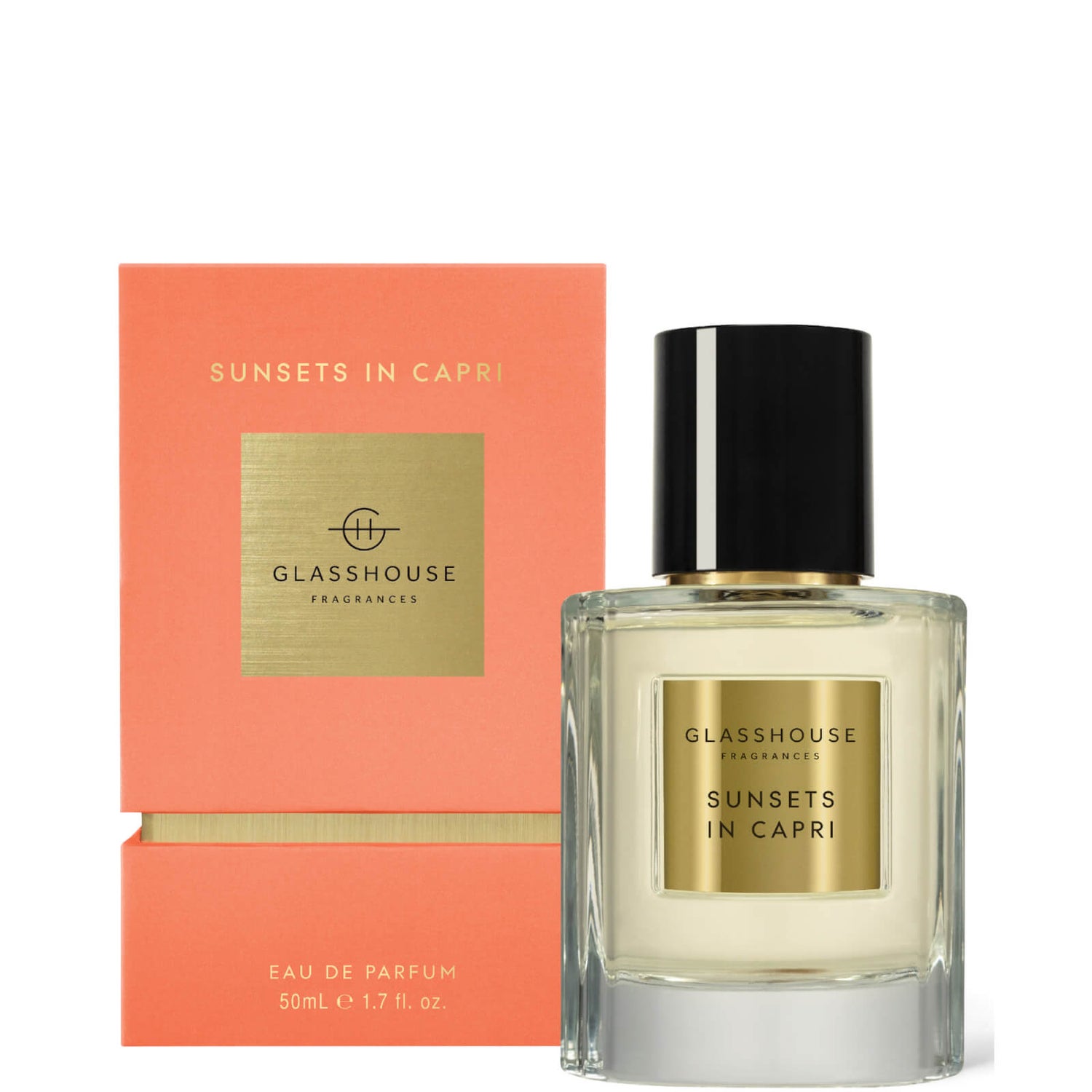 Glasshouse Fragrances Sunsets in Capri Eau de Parfum 50ml - LOOKFANTASTIC