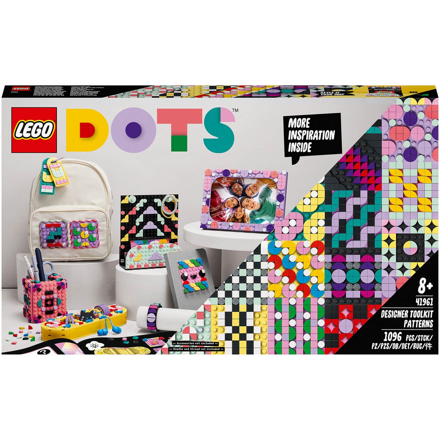 LEGO DOTS: Designer Toolkit-Patterns 10 in 1 Crafts Set (41961) Toys ...