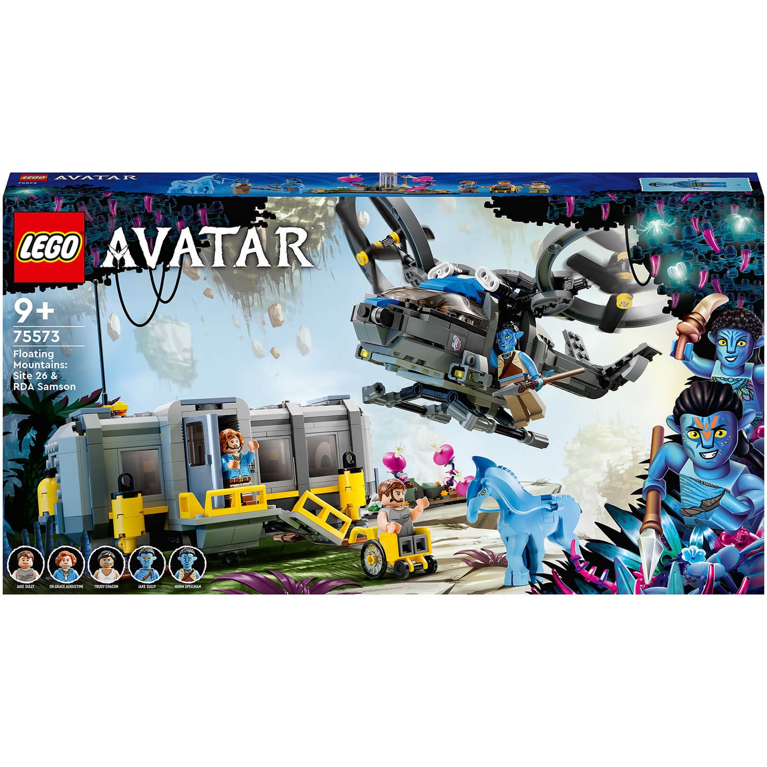LEGO Avatar Floating Mountains: Site 26 & RDA Samson (75573) Toys ...
