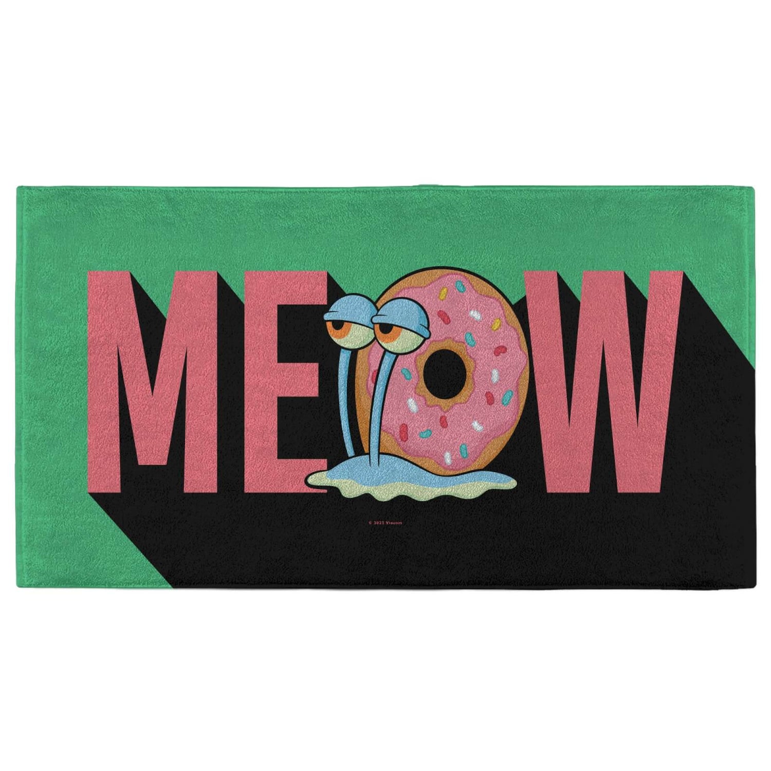 Spongebob Squarepants Meow Hand Towel Homeware | Zavvi Australia