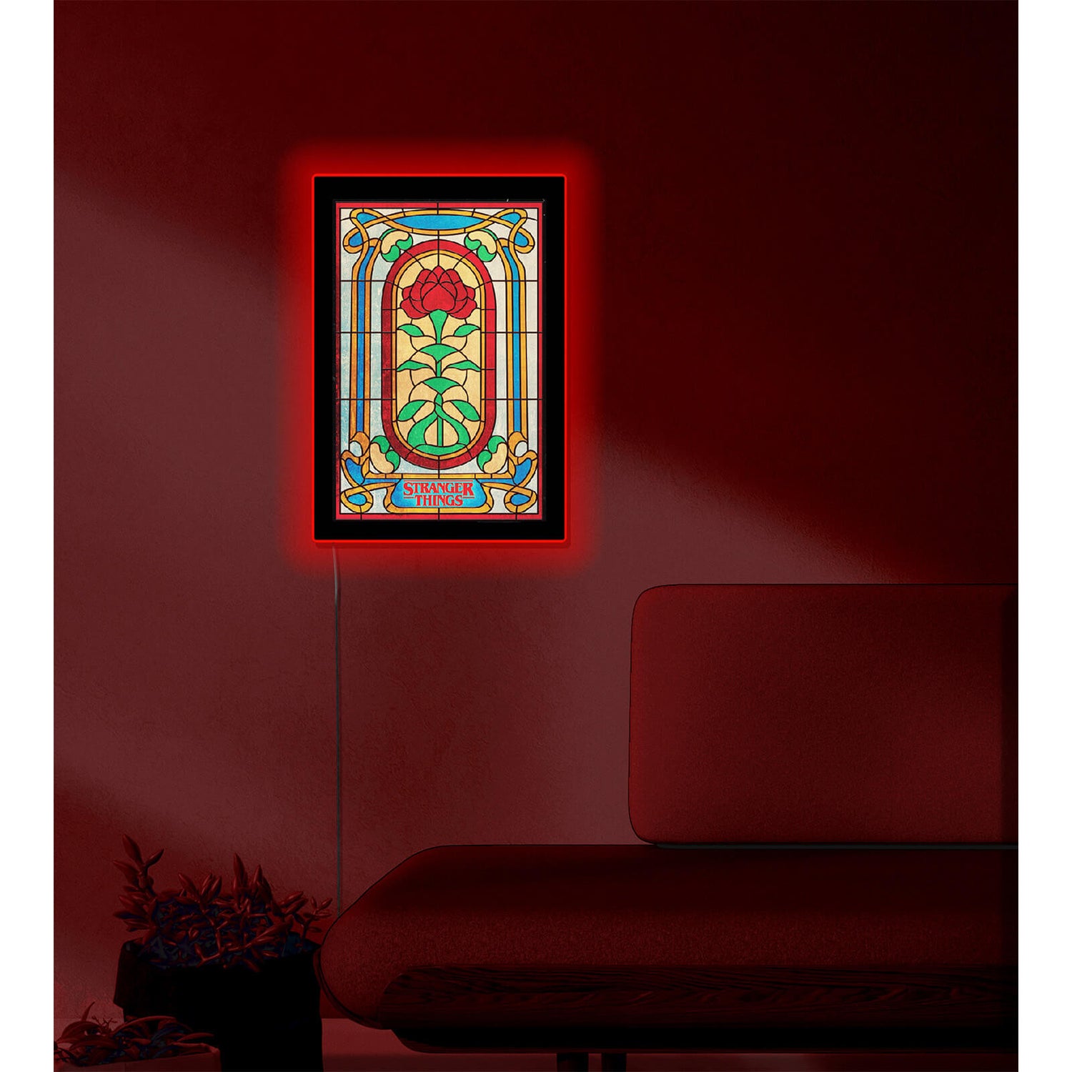 DUST! Stranger Things Season 4 - Creel House Window Backlit Poster ...