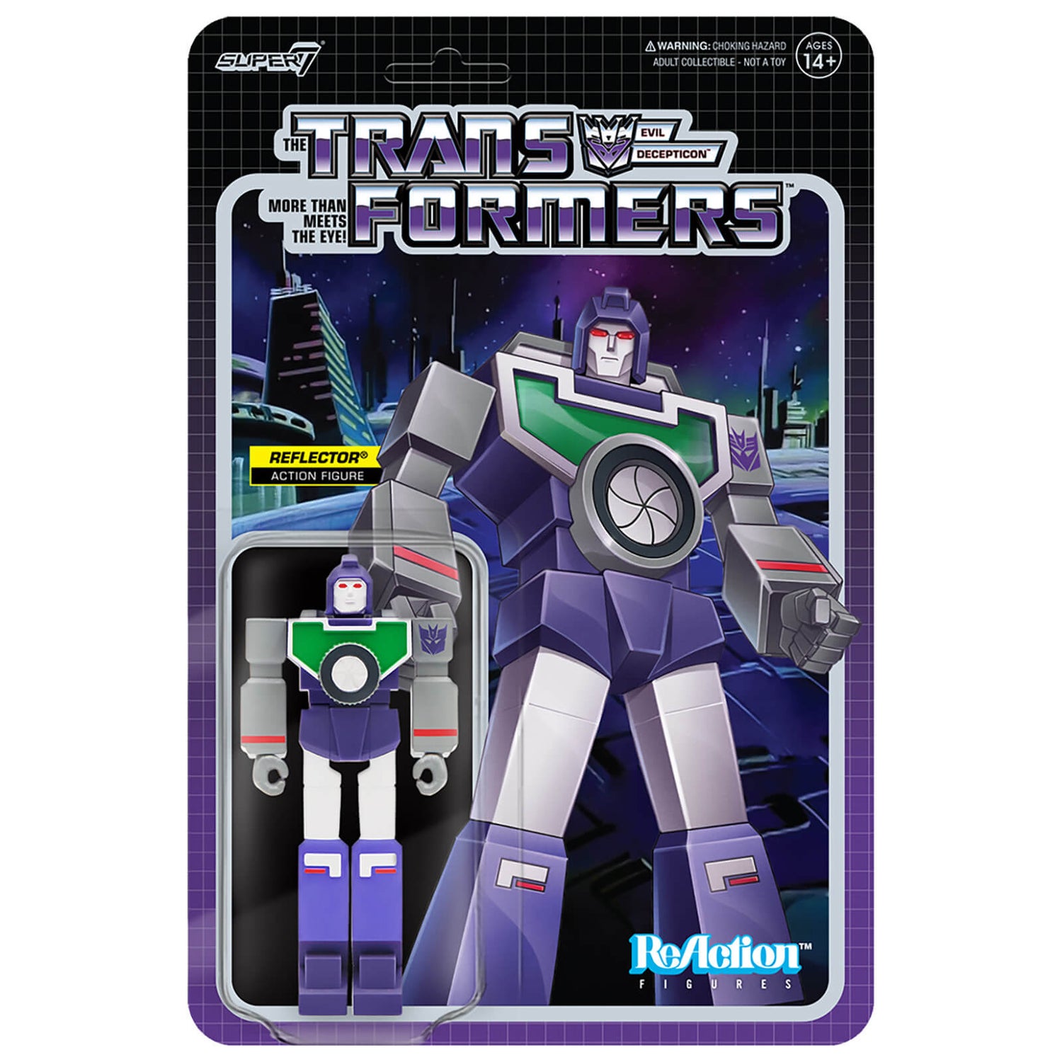 Super7 Transformers Reaction Figure - Reflector Merchandise - Zavvi UK