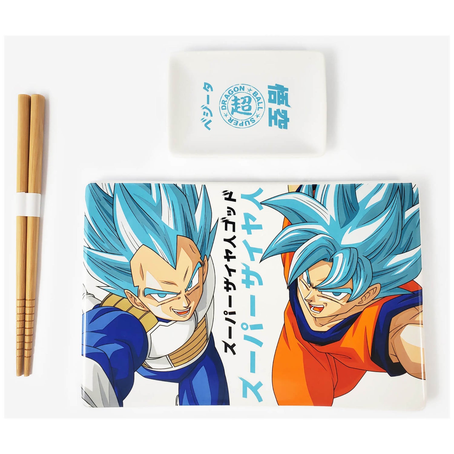 Dragonball Super Goku and Vegeta Super Saiyan Sushi Set | Zavvi.nl