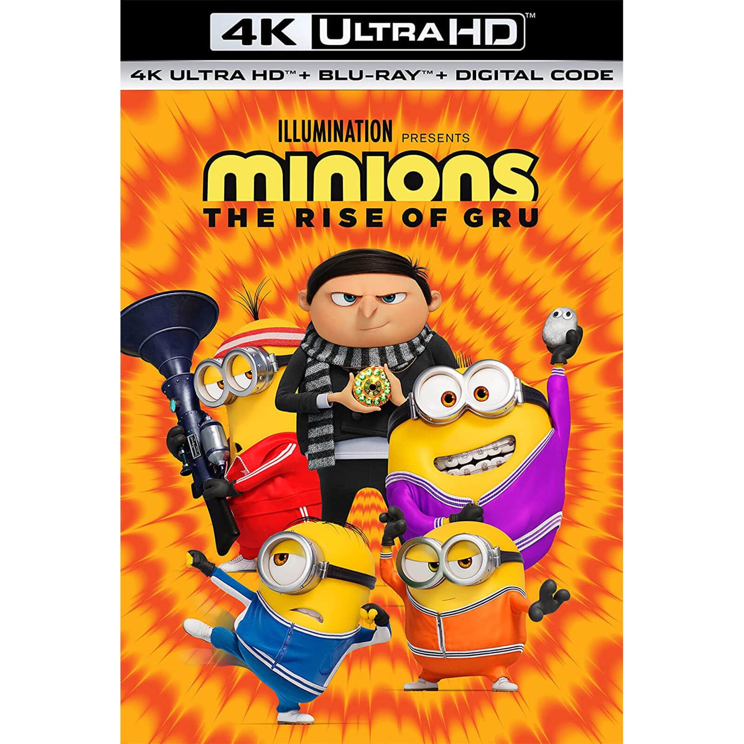 Minions: The Rise Of Gru 4K Ultra HD (Includes Blu-ray Digital) 4K ...