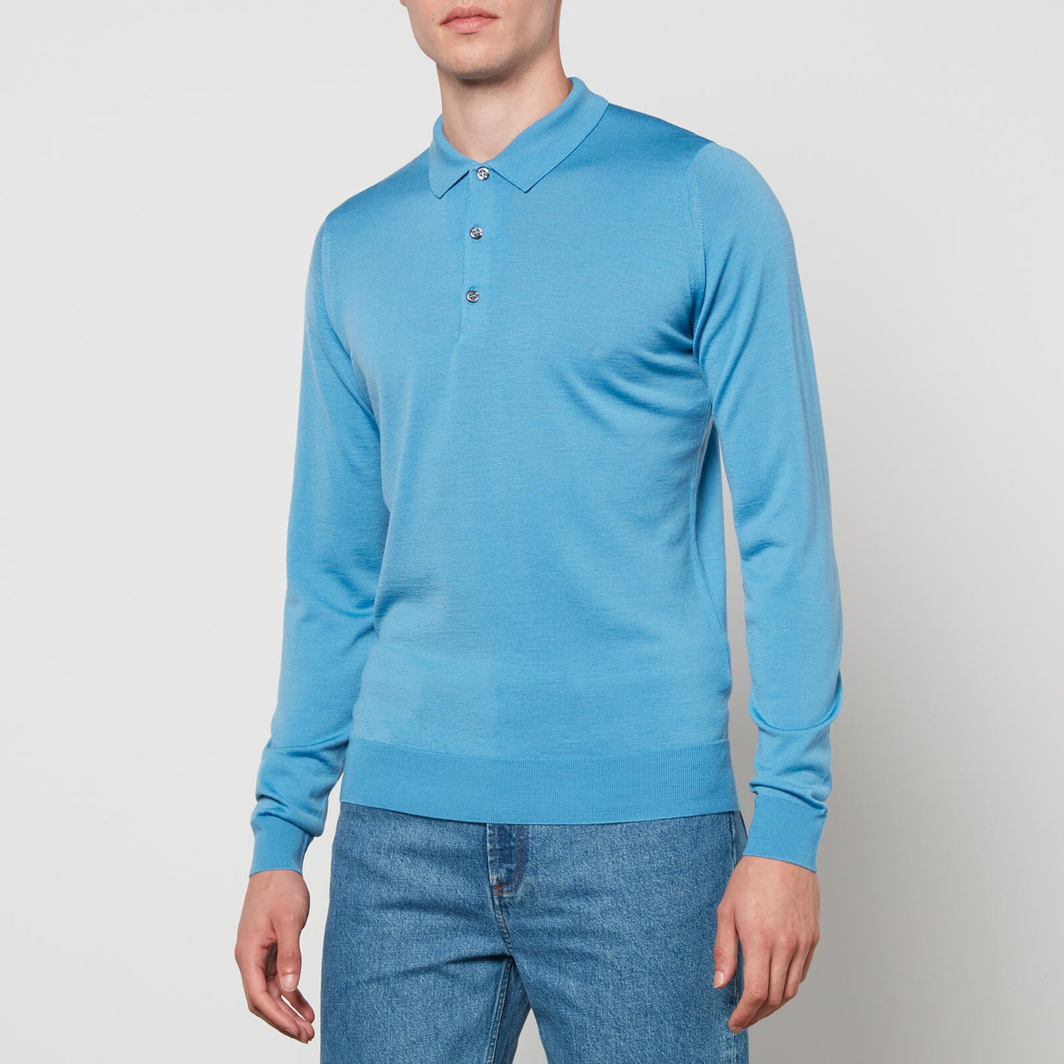 John Smedley Belper Wool Polo Shirt | TheHut.com