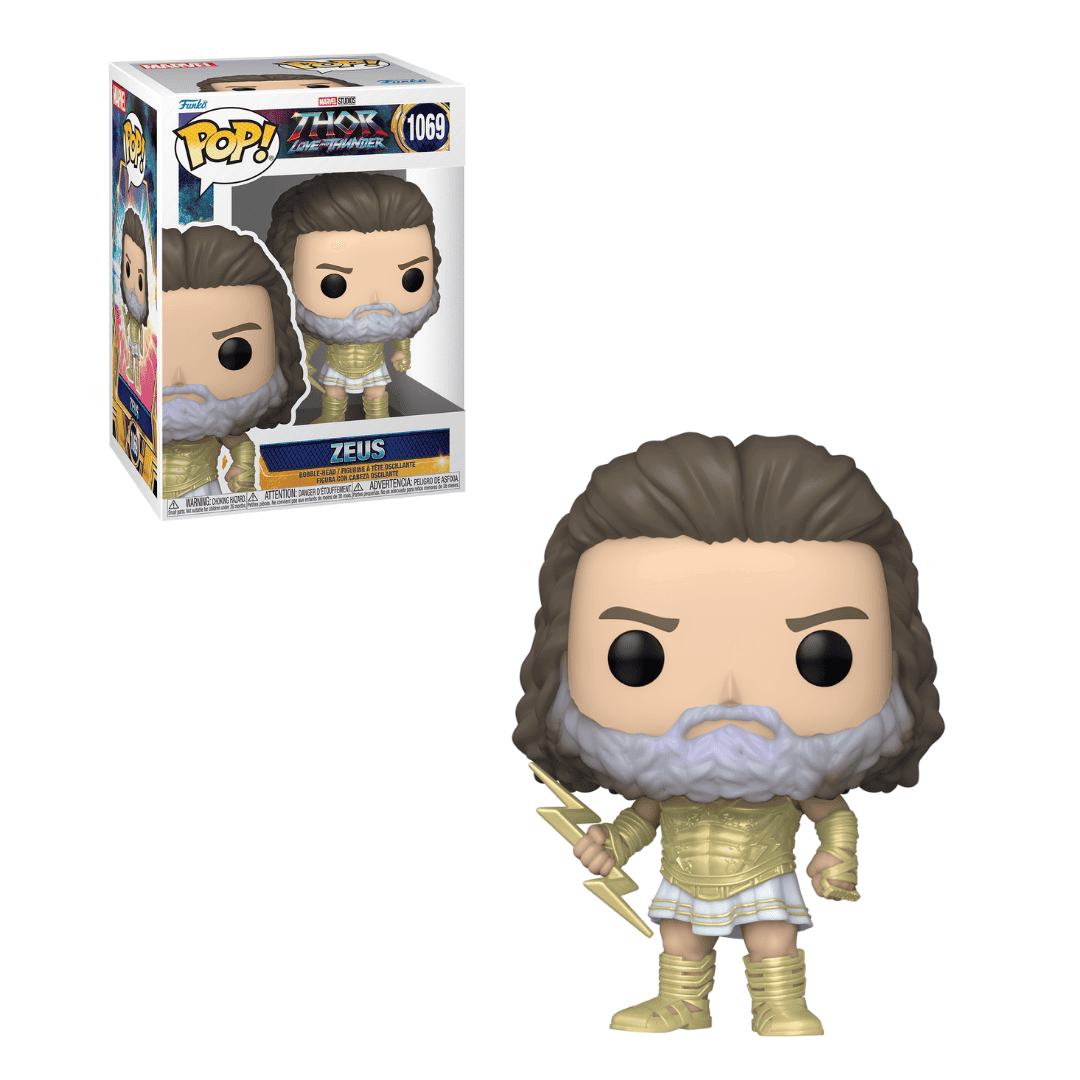 Marvel Thor Love & Thunder Zeus Funko Pop! Vinyl Merchandise - Zavvi UK