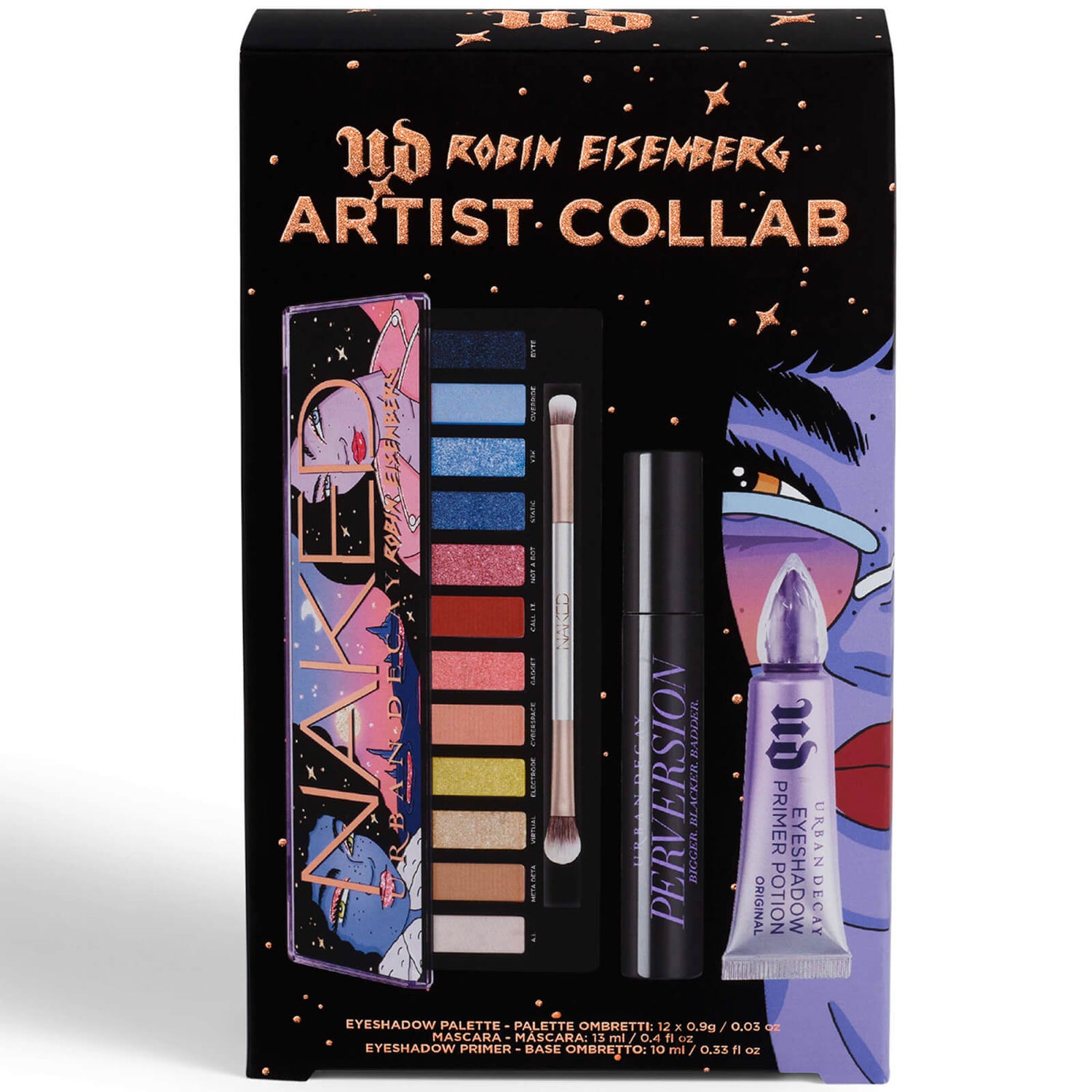 Conjunto de kits de colaboração de artistas da Urban Decay - Entrega GRÁTIS